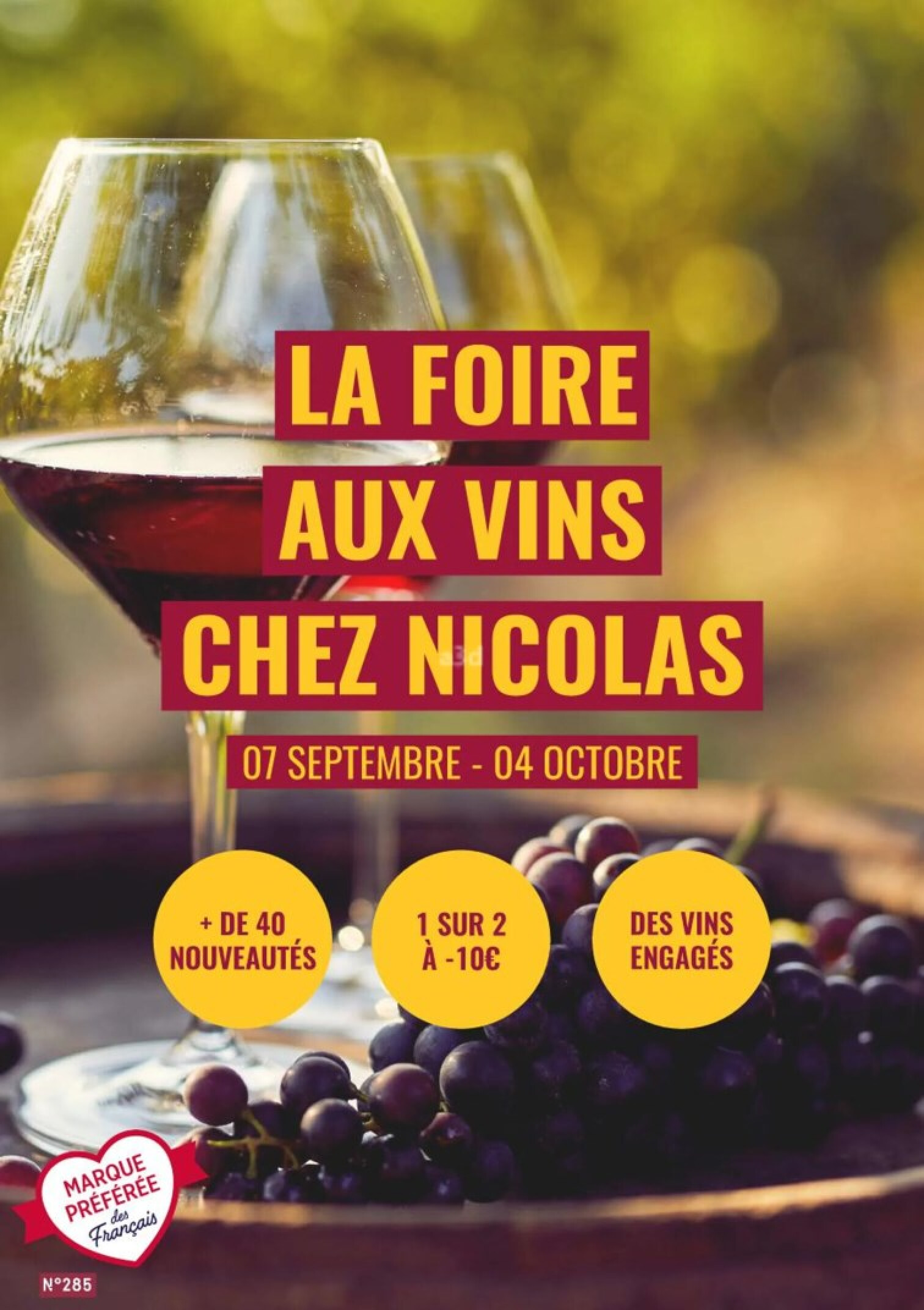 NICOLAS - La foire aux vins chez nicolas