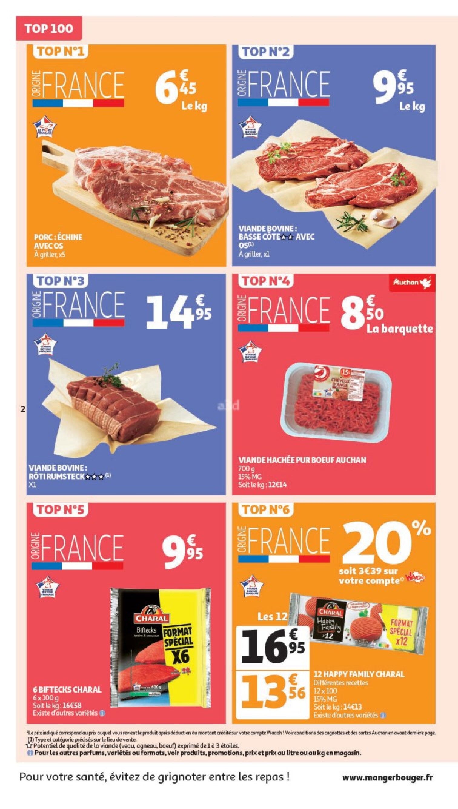 AUCHAN - Top 100 promos au top