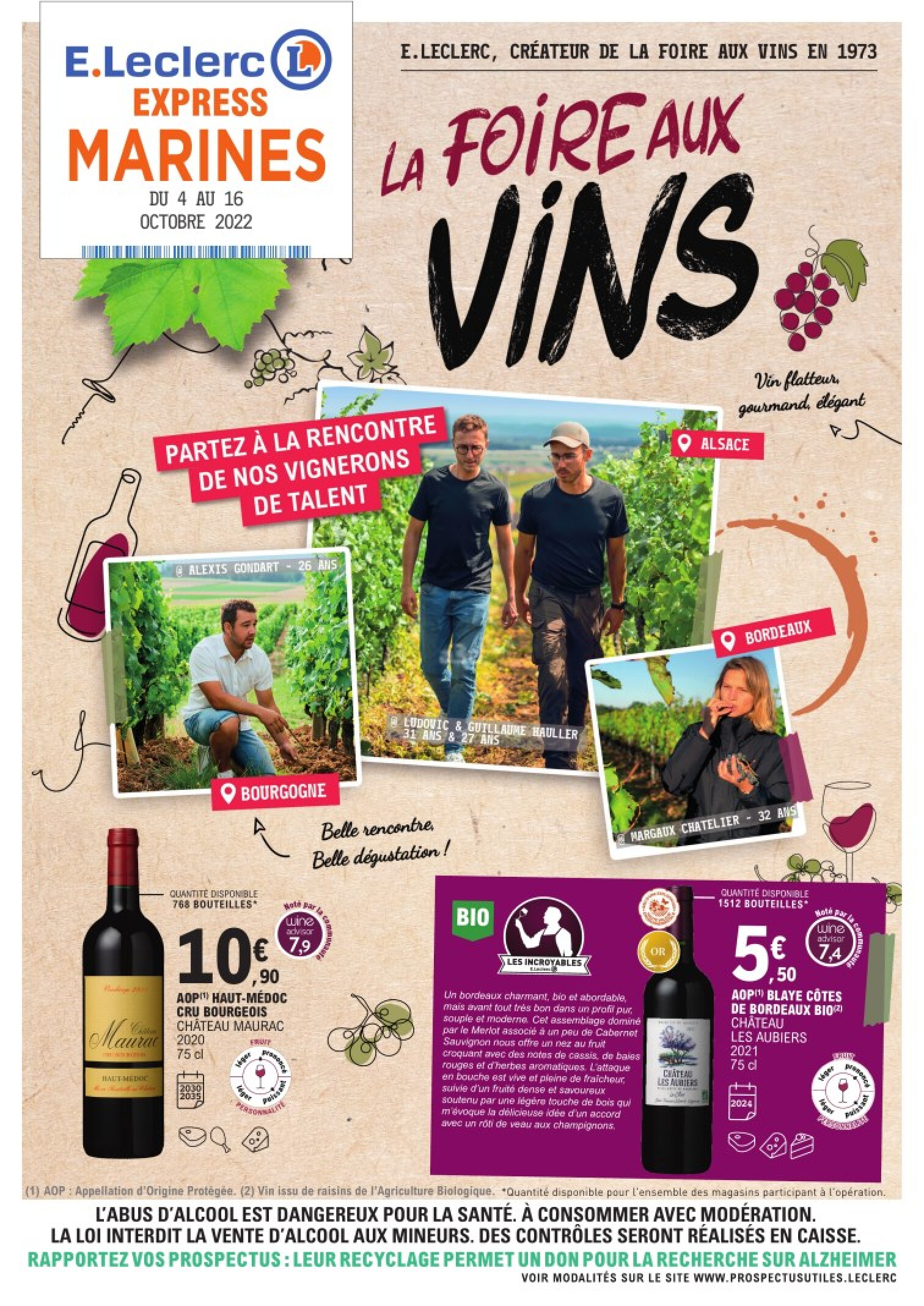 E. LECLERC EXPRESS - La foire aux vins
