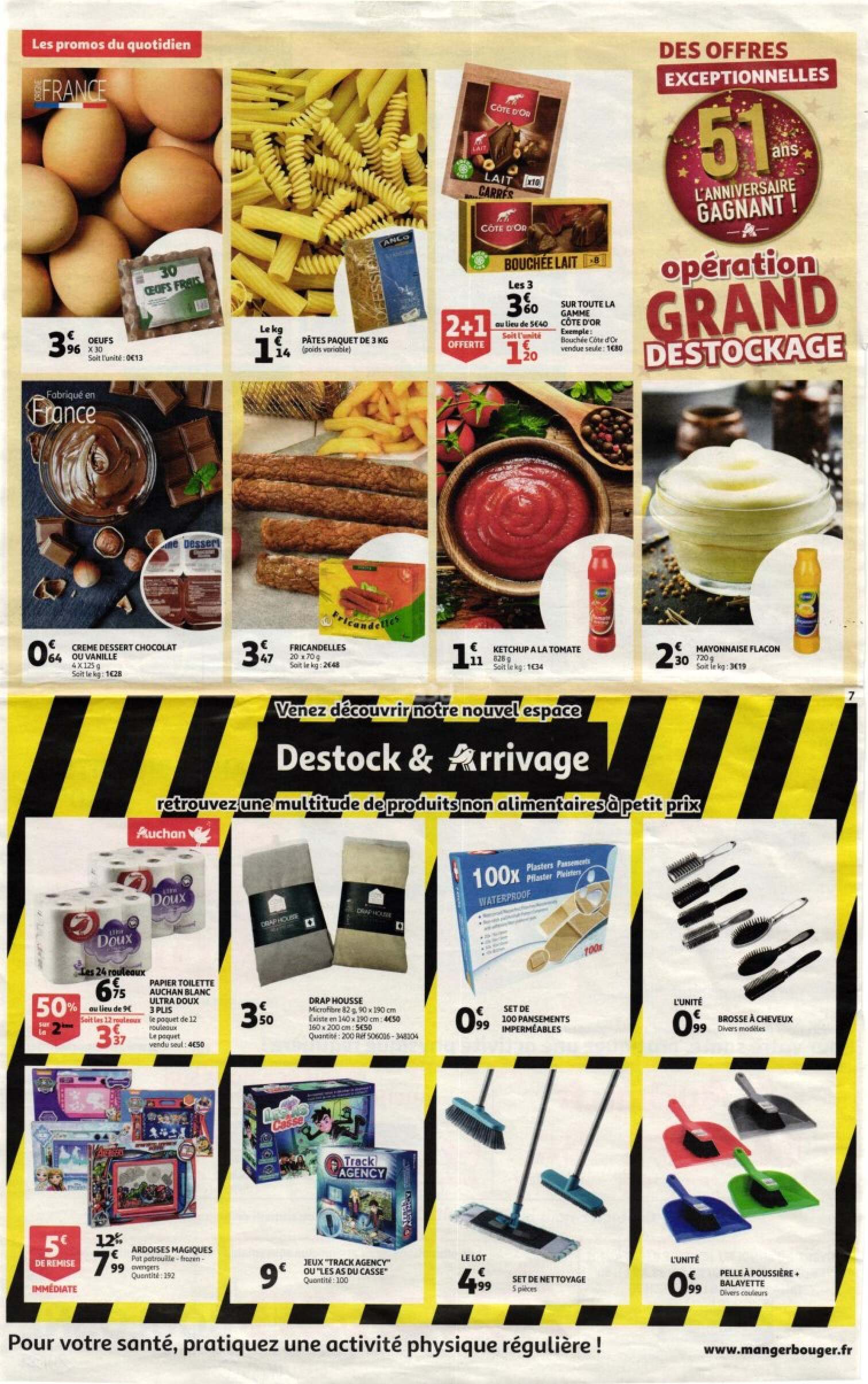 AUCHAN - 7 jours pour... le pouvoir d'achat - 51 ans l'anniversaire ...