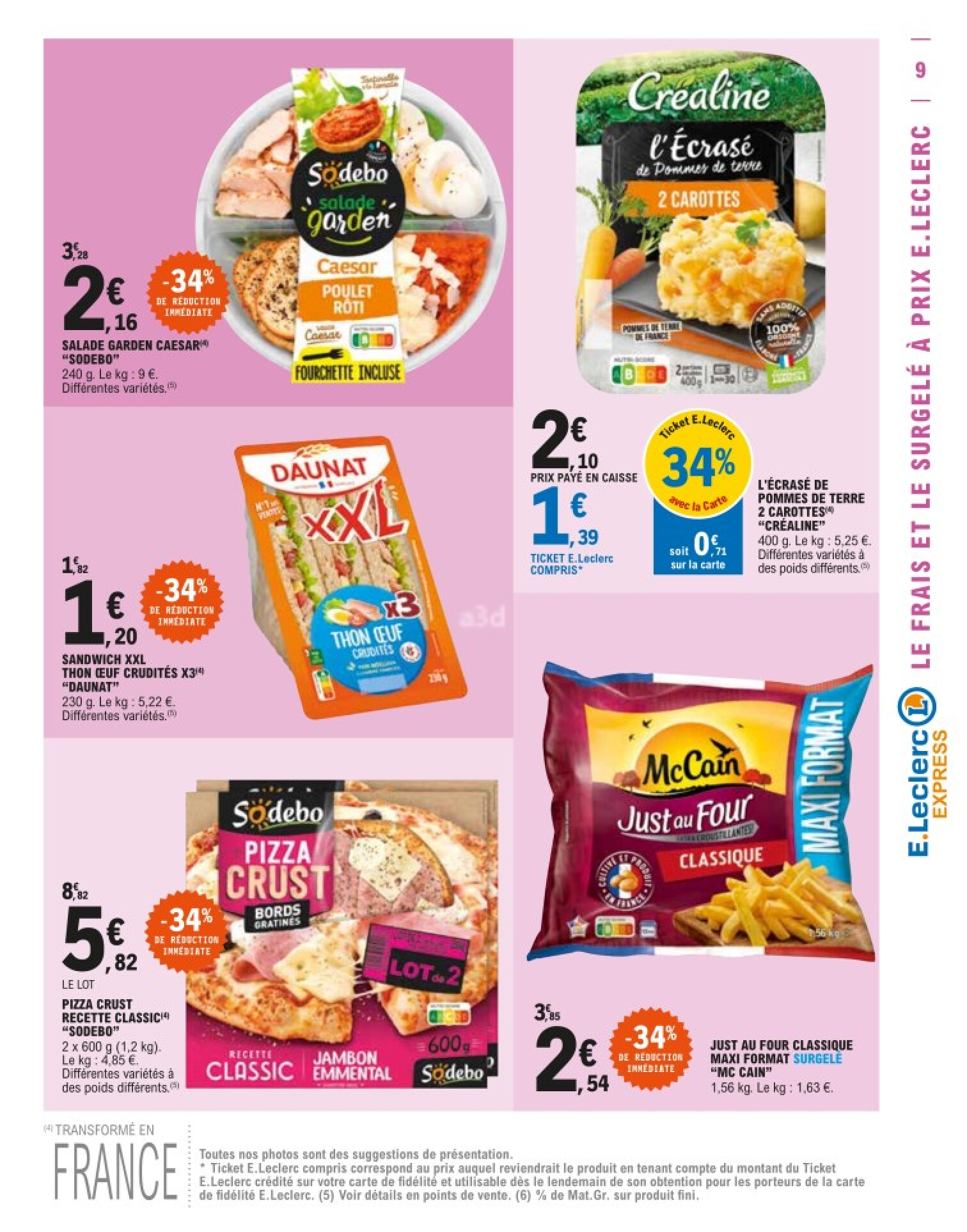 E. LECLERC EXPRESS - Des offres qui feront plaisir a votre budget