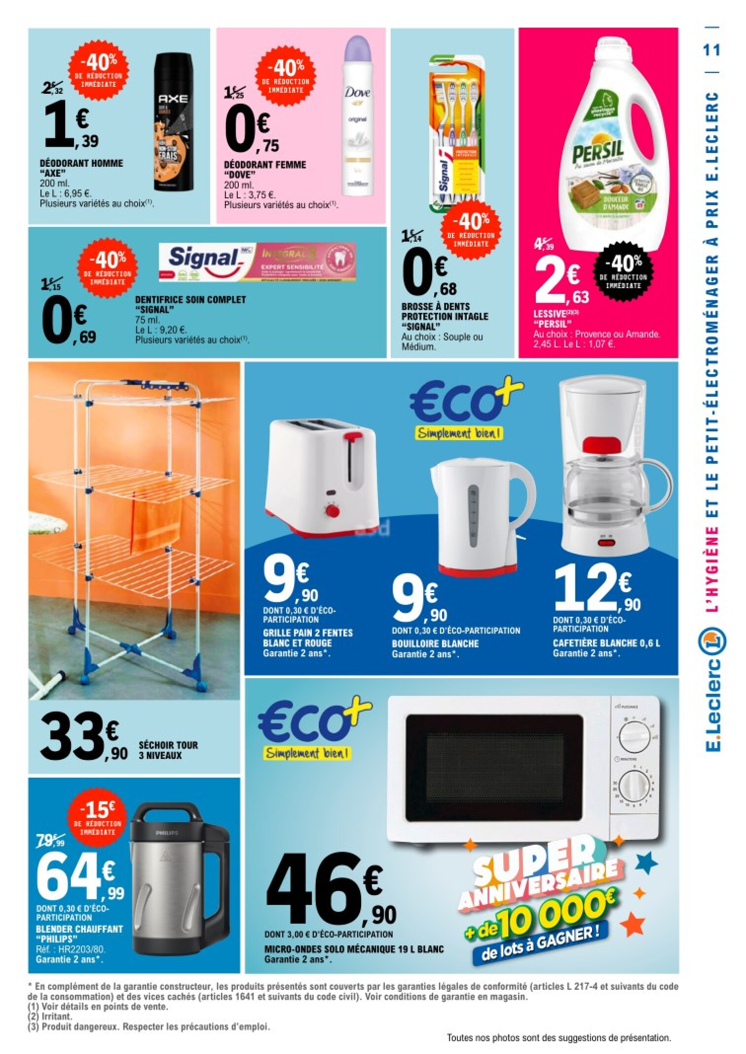 E. LECLERC - Super anniversaire