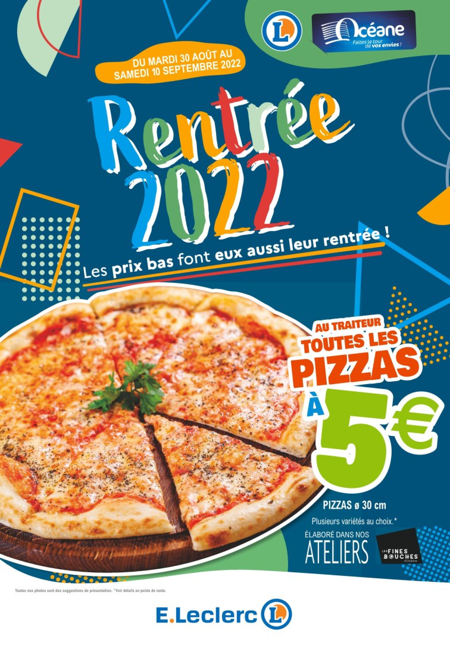 E. LECLERC - Rentree 2022 les prix bas font eux aussi leur rentree