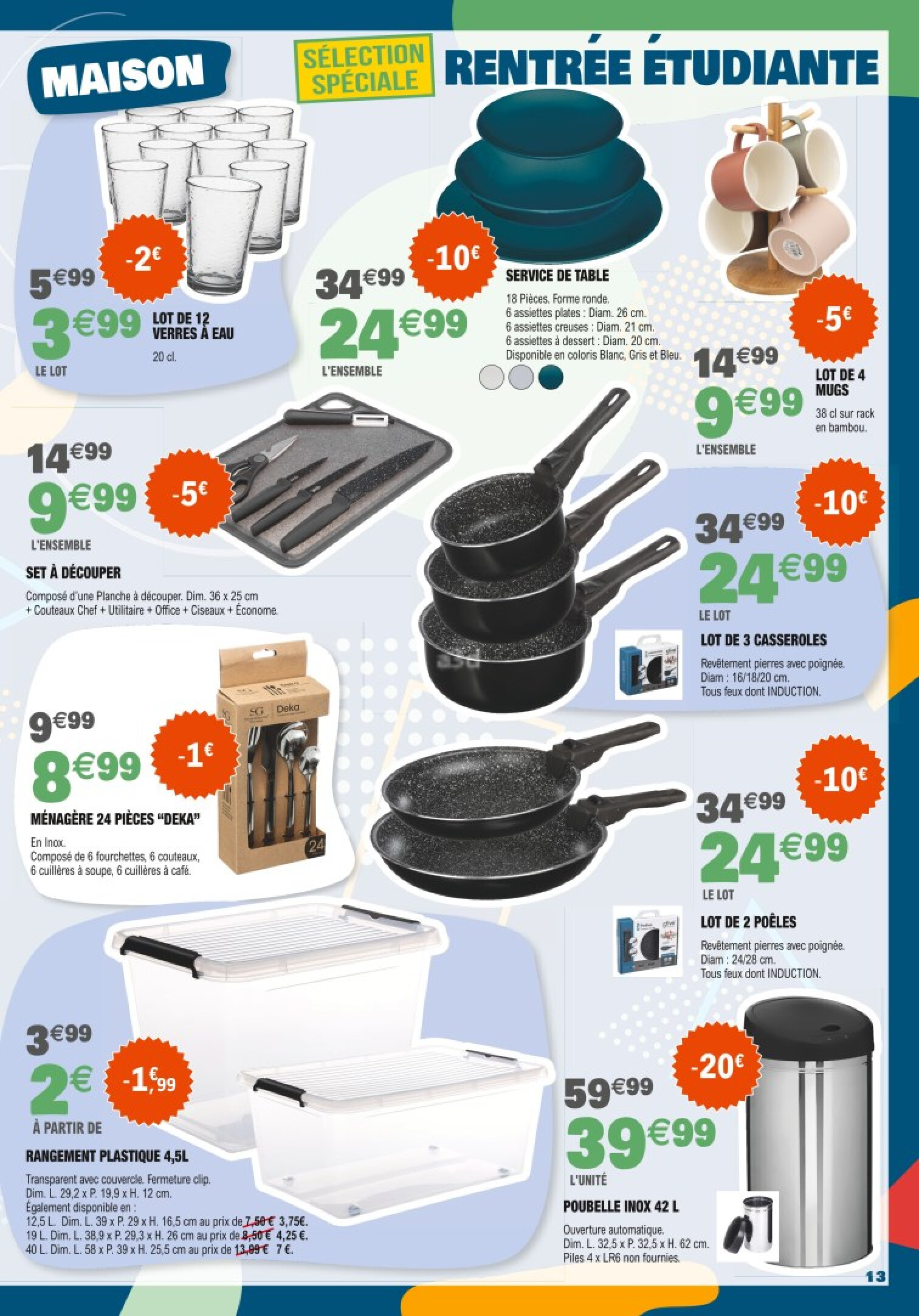 E. LECLERC - Rentree 2022 les prix bas font eux aussi leur rentree