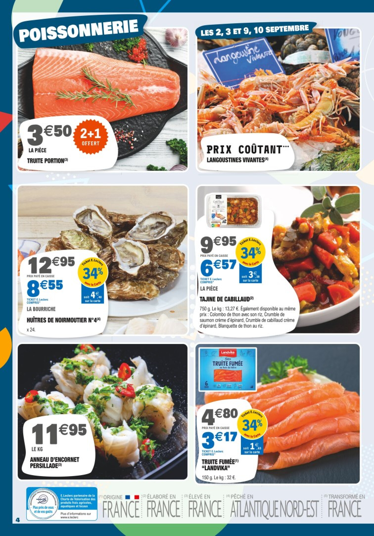 E. LECLERC - Rentree 2022 les prix bas font eux aussi leur rentree