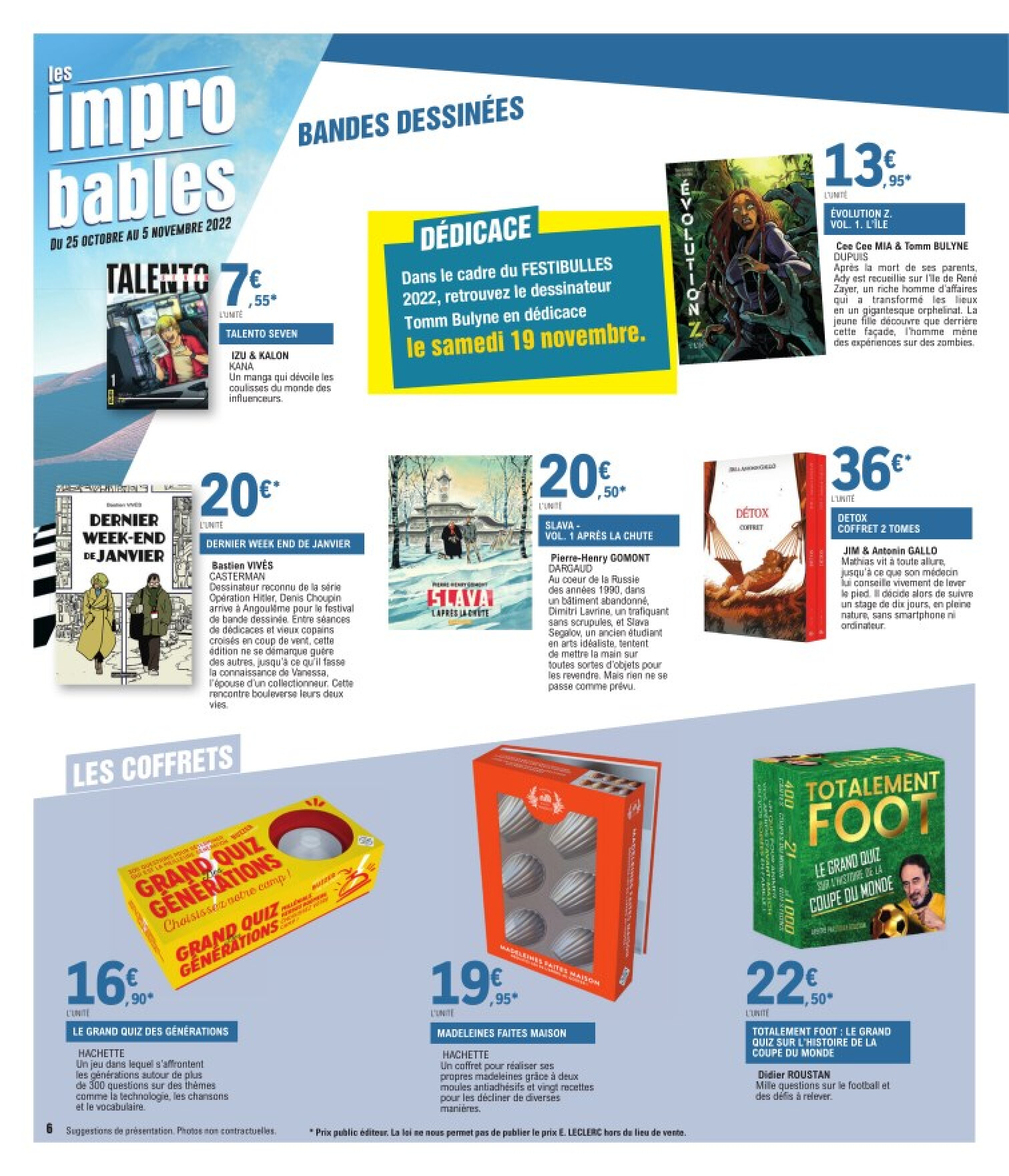 ESPACE CULTUREL LECLERC - Les improbables