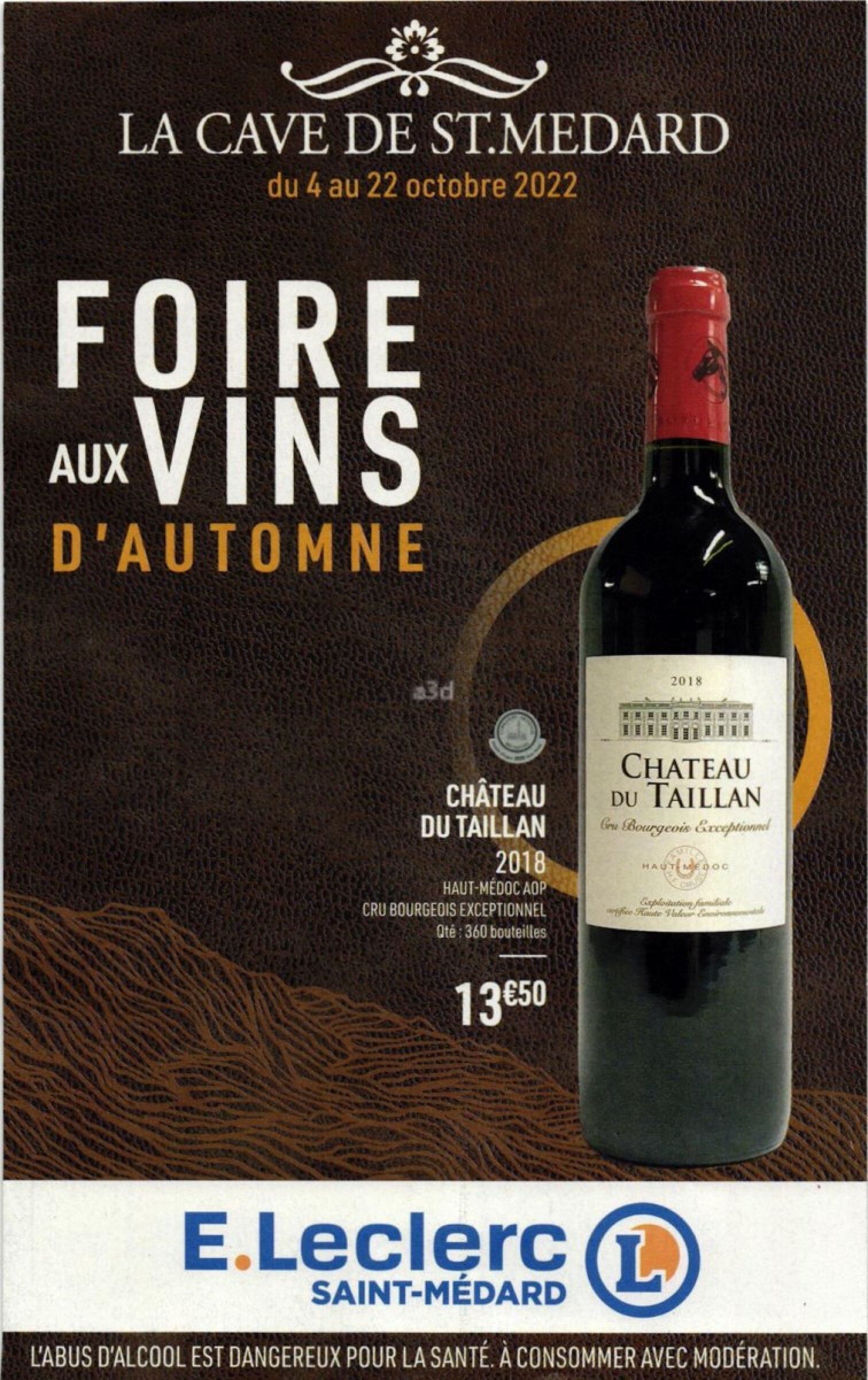 E. LECLERC - Foire aux vins d'automne