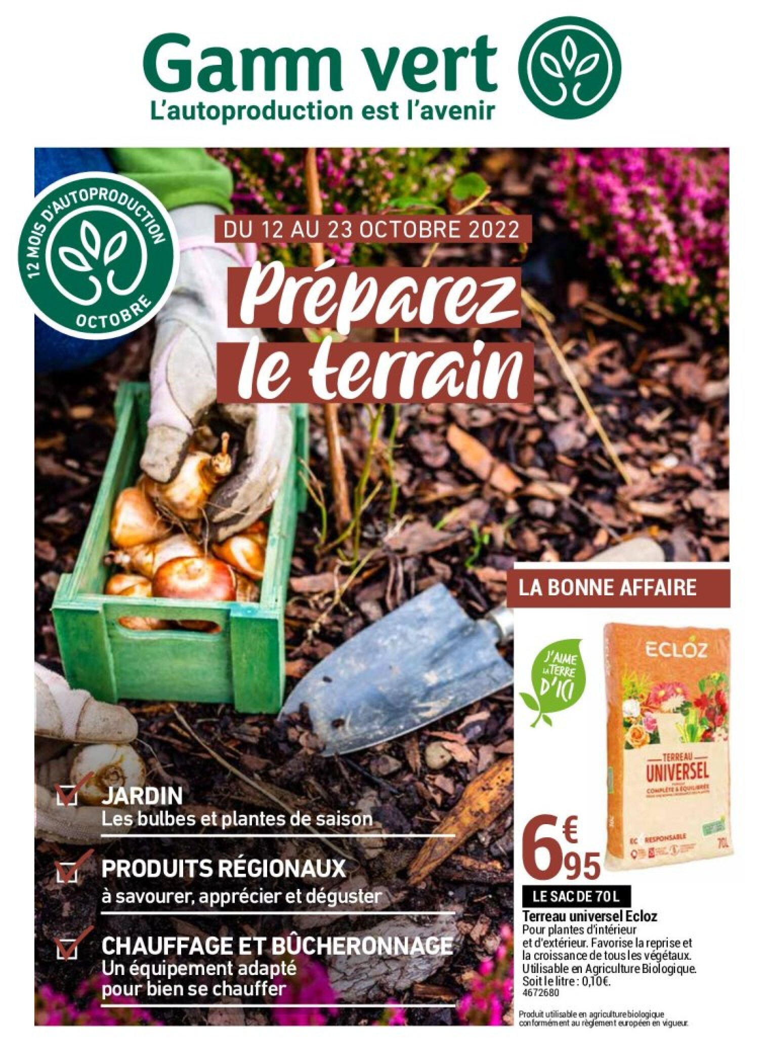 GAMM VERT NATURE - Preparez le terrain