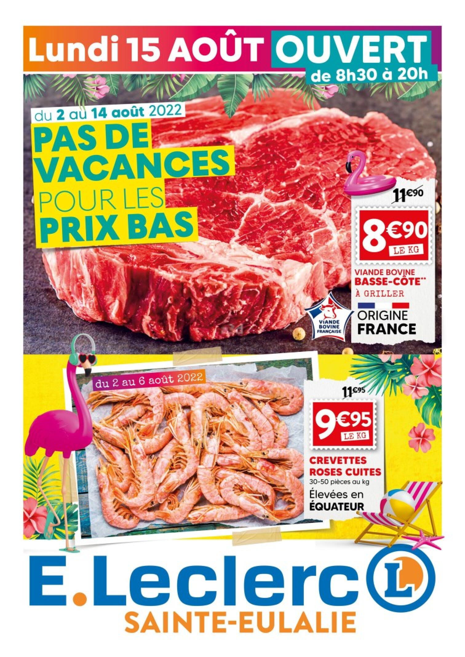 E. LECLERC - Pas de vacances pour les prix bas