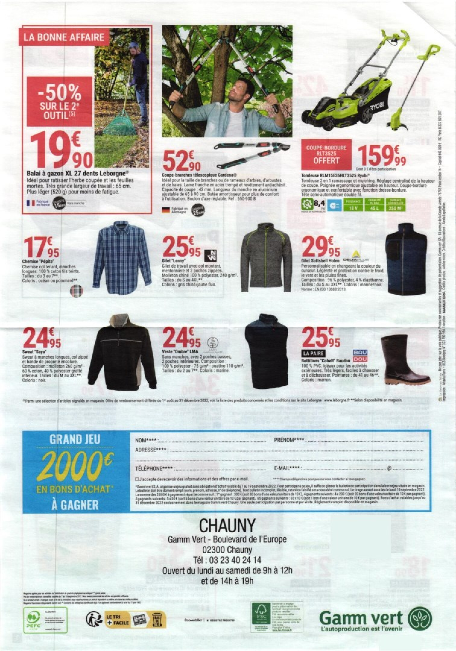 GAMM VERT - Des promotions dans tous les rayons ! magasin tout beau tout neuf