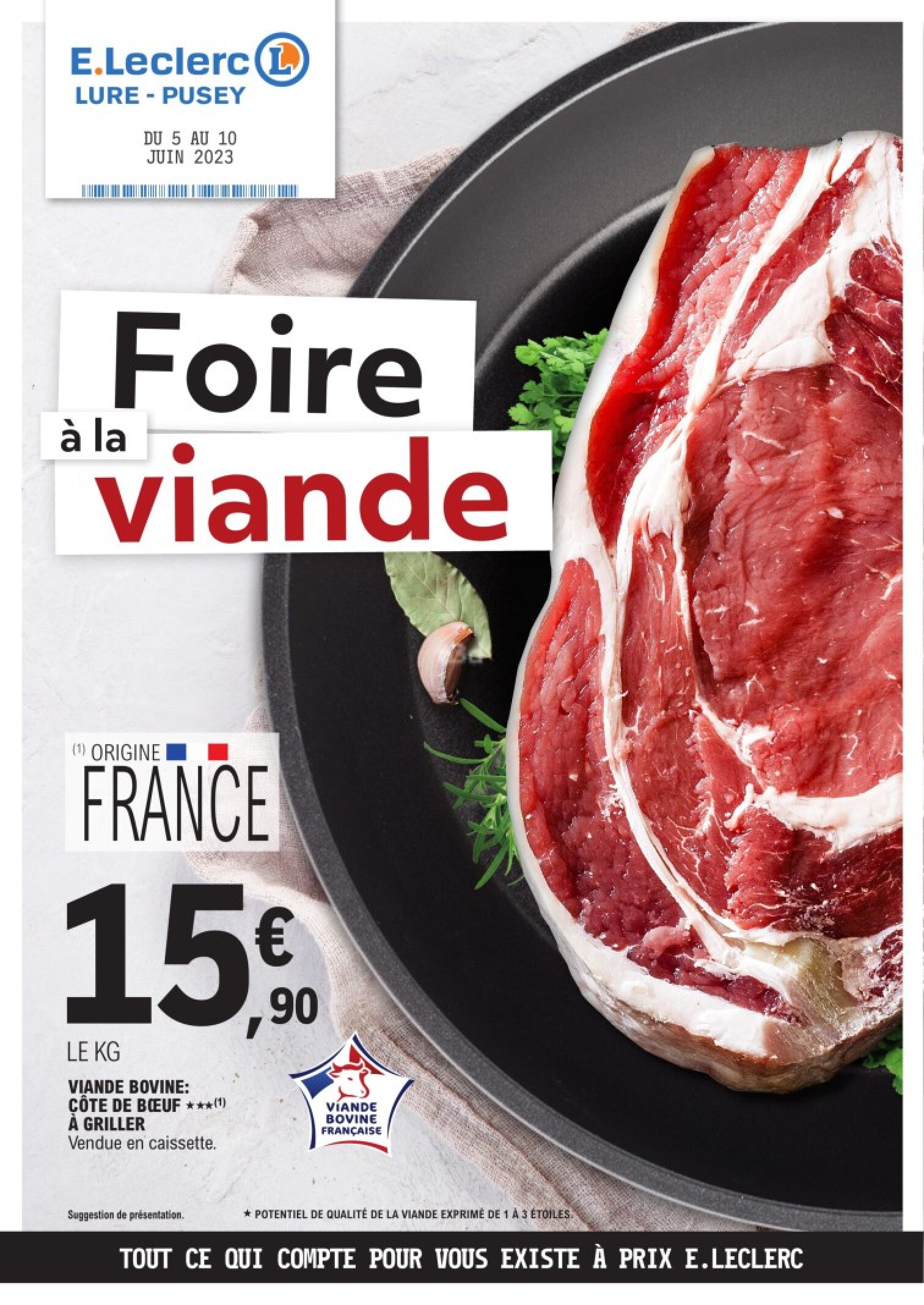 E. LECLERC - Foire a la viande