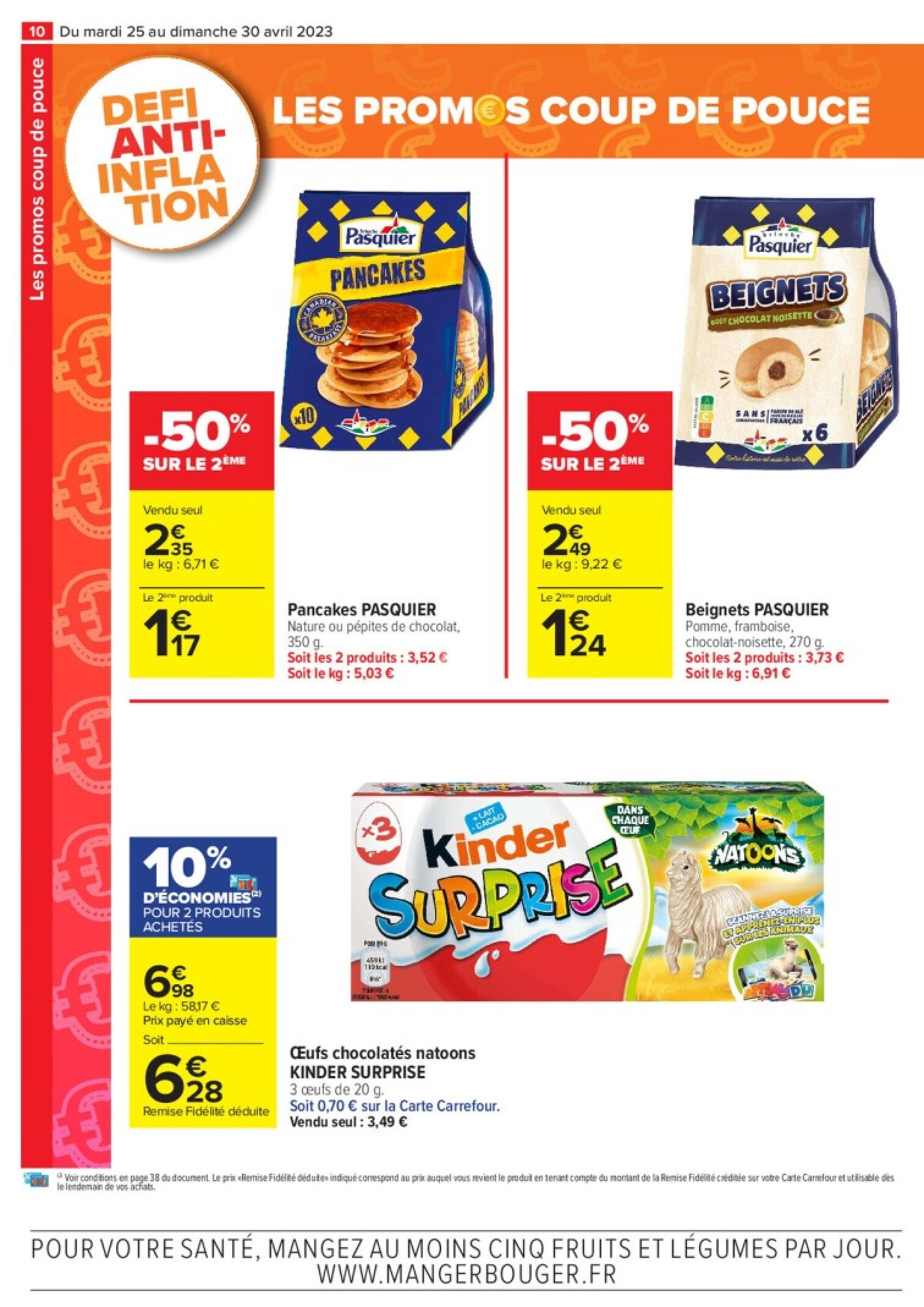 CARREFOUR - Defi anti-inflation les promos coup de pouce