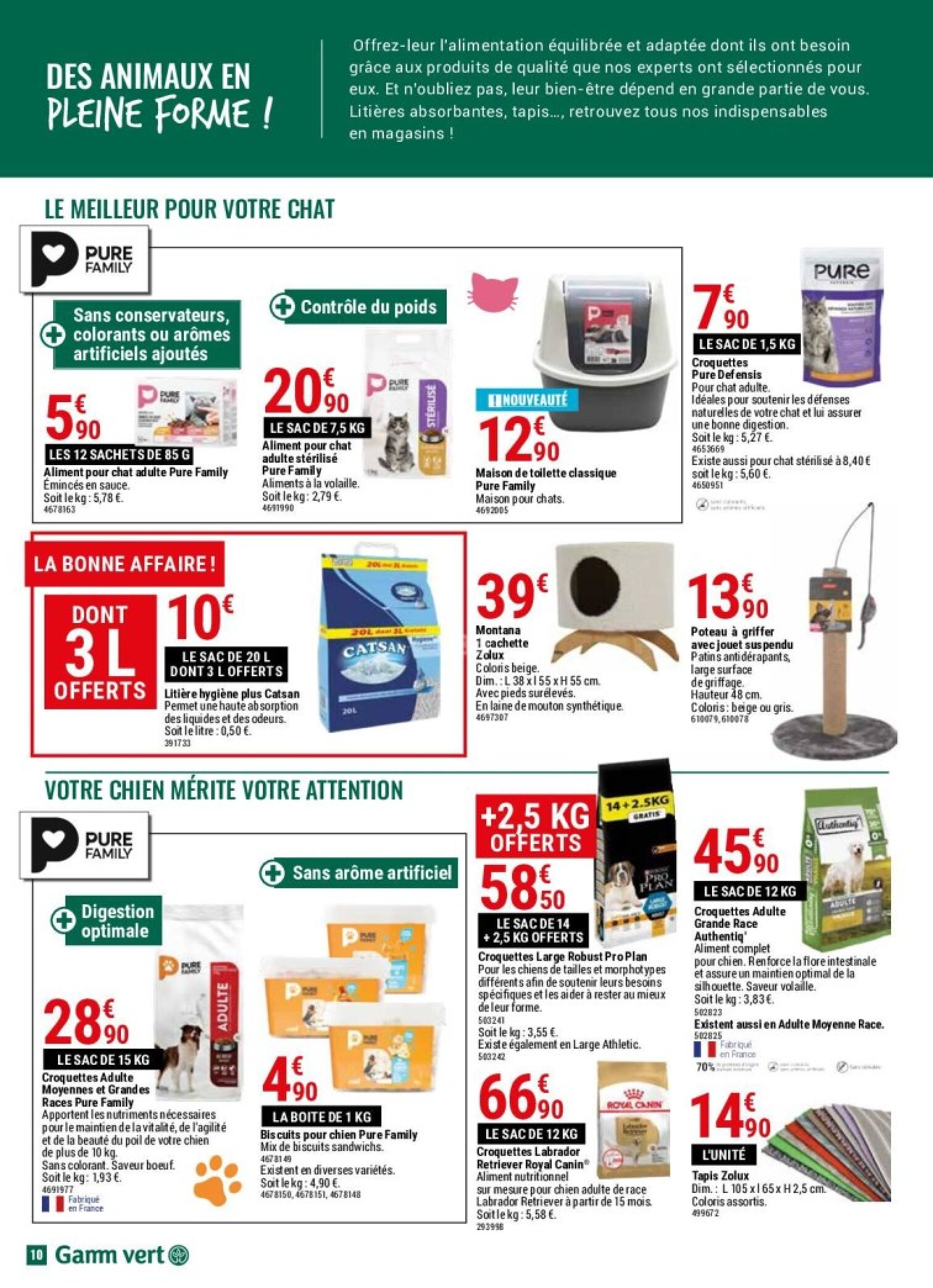 GAMM VERT - Ouverture bethune