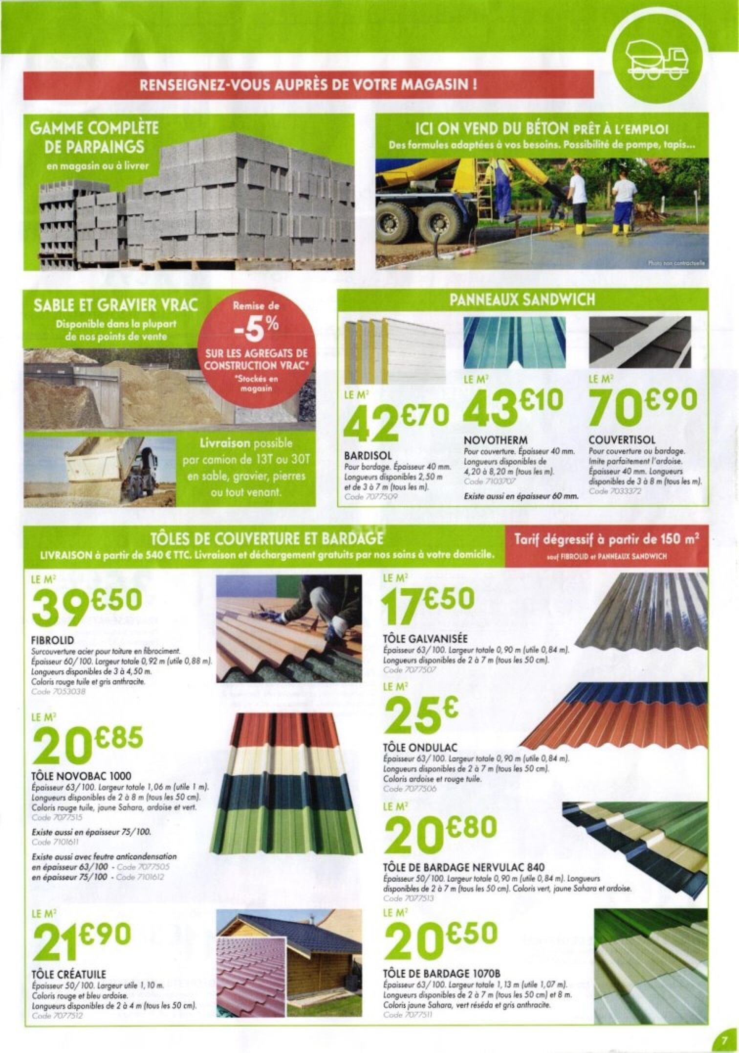 GAMM VERT - Nos promos du moment