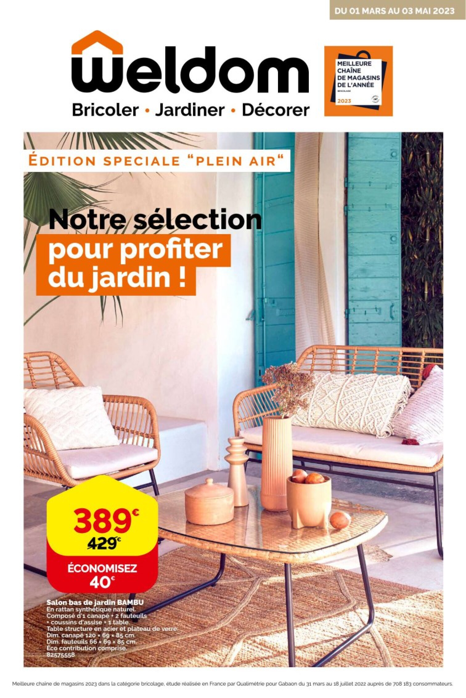 WELDOM - Notre selection pour profiter du jardin