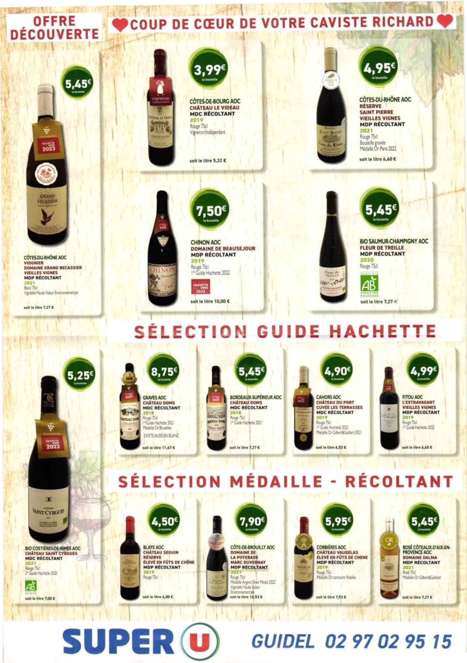 SUPER U - Des recoltants a prix exceptionnels