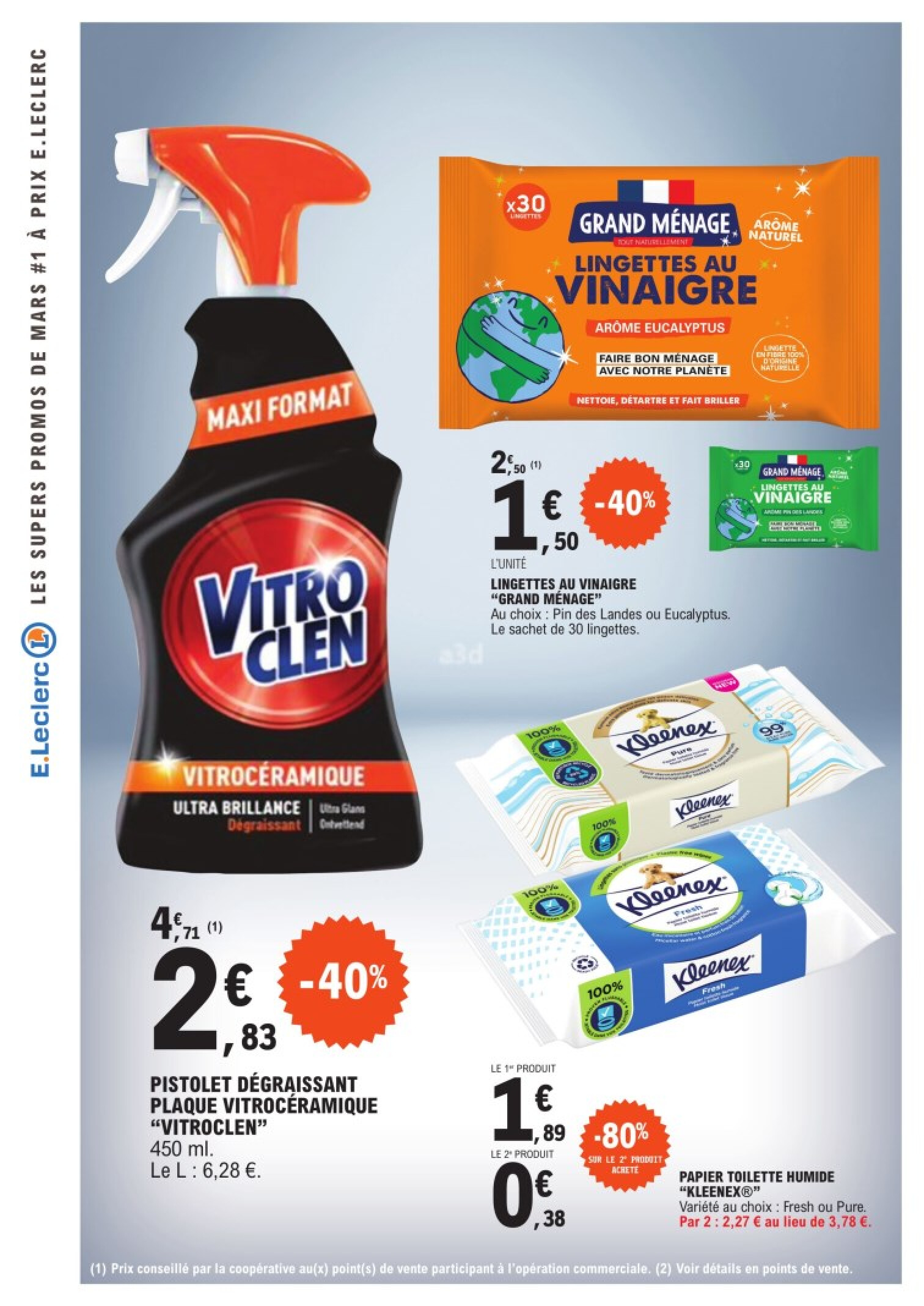 E. LECLERC - Les offres speciales de mars