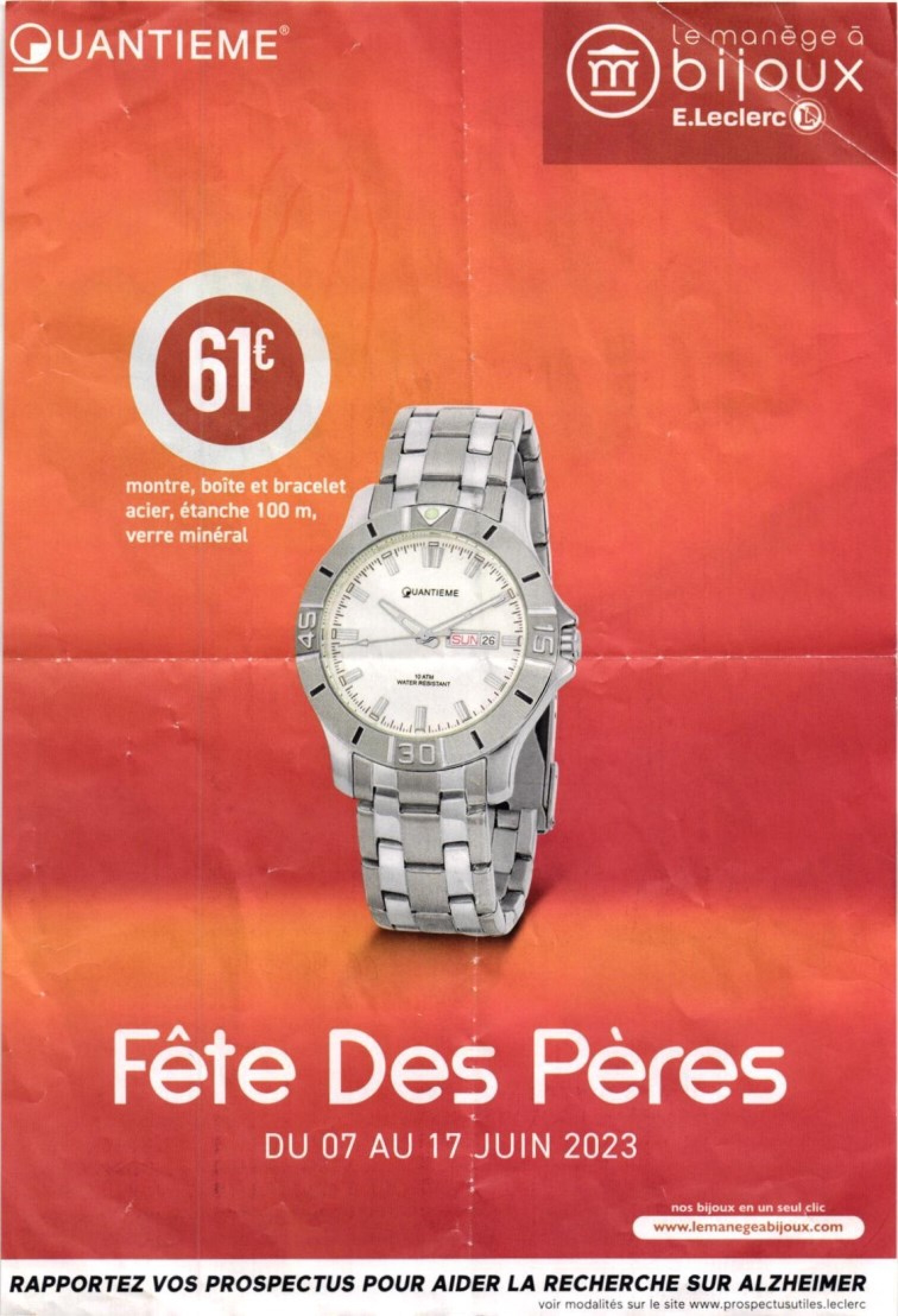 E. LECLERC - Fete des peres