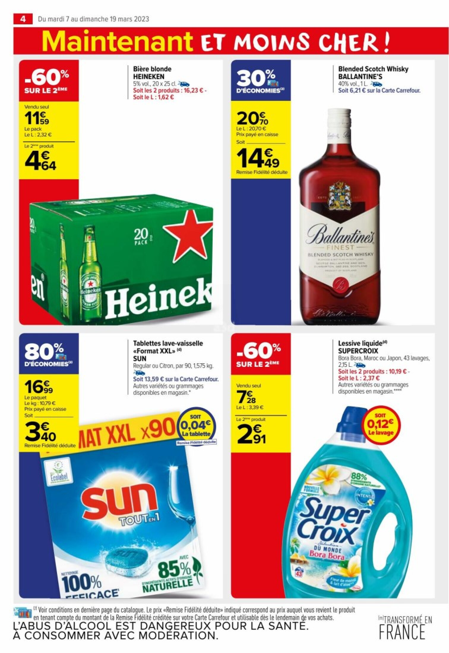 CARREFOUR MARKET - -60% sur le 2eme produit - des promos bien fraiches