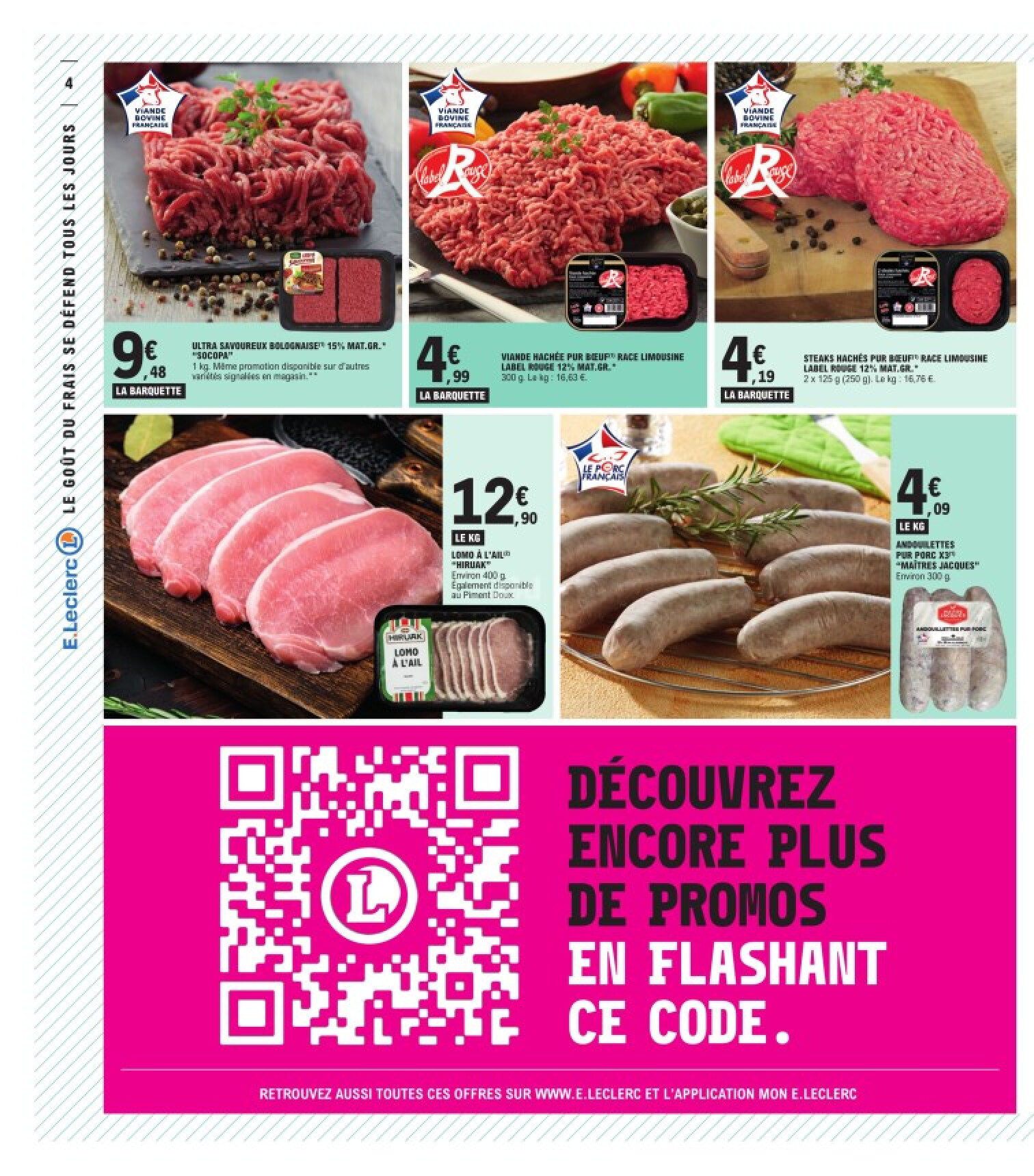 E. LECLERC - L'arrivage du jour - le gout du frais ca se defend tous ...