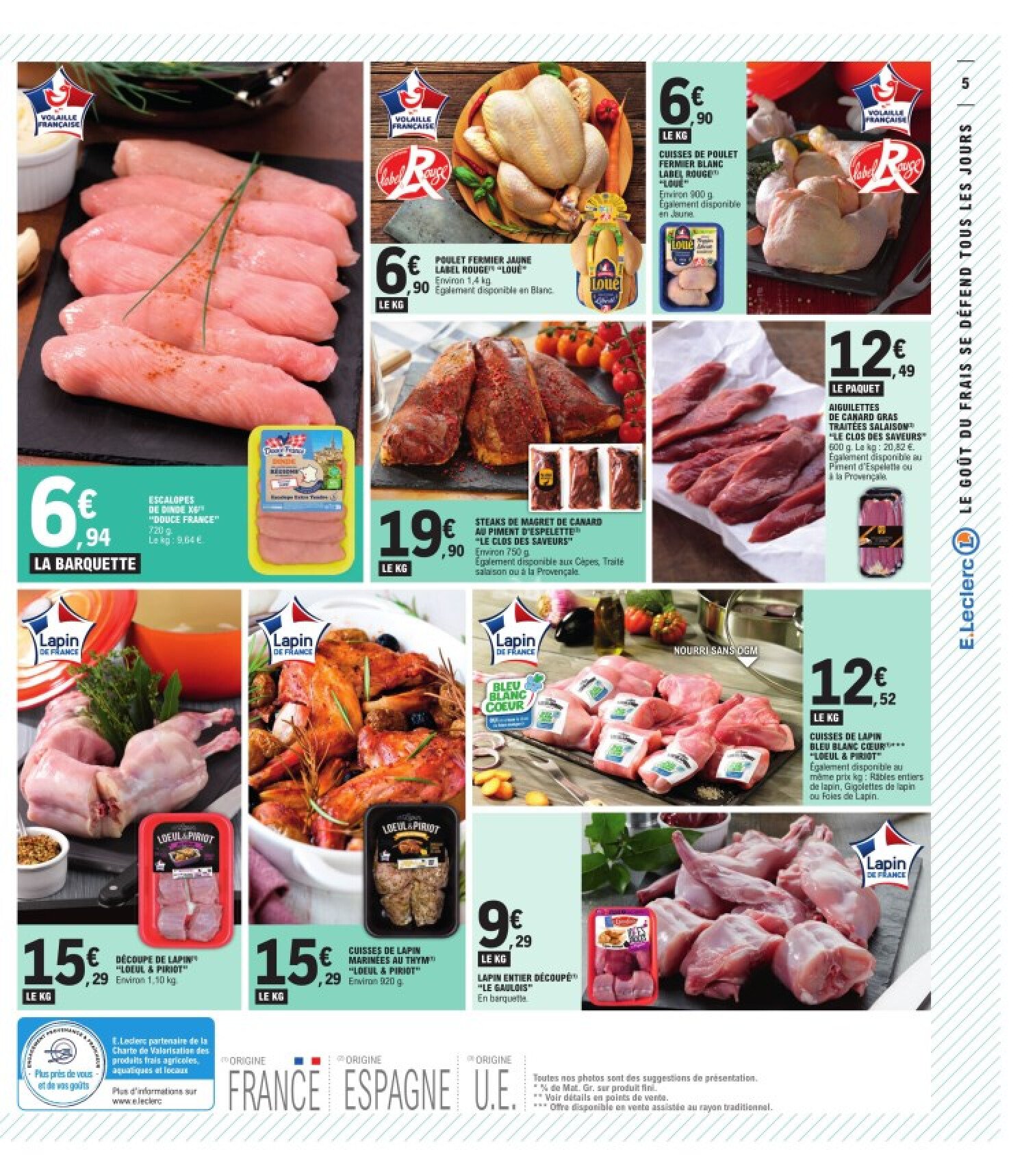 E. LECLERC - L'arrivage du jour - le gout du frais ca se defend tous ...