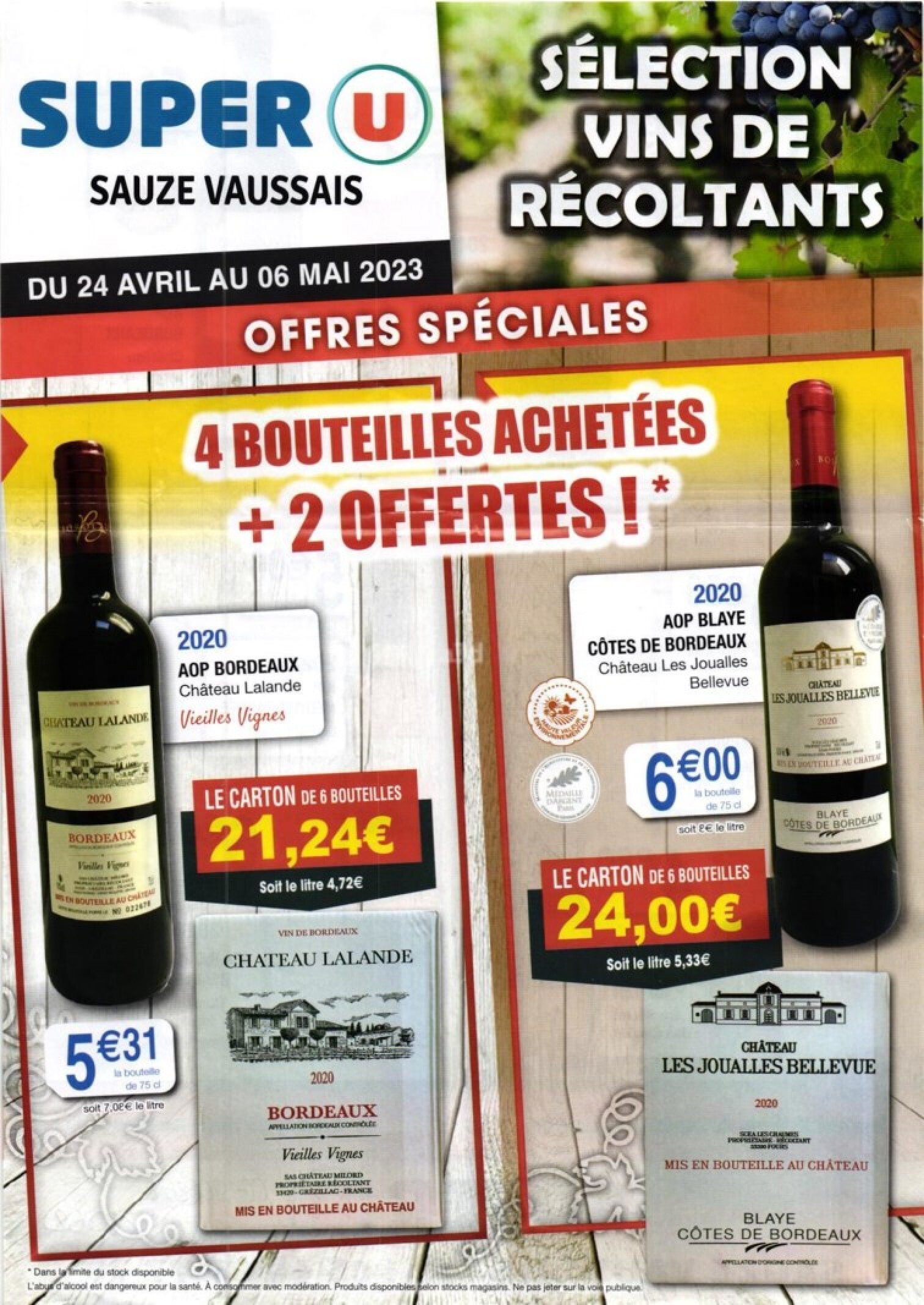 SUPER U - Selection vins de recoltants