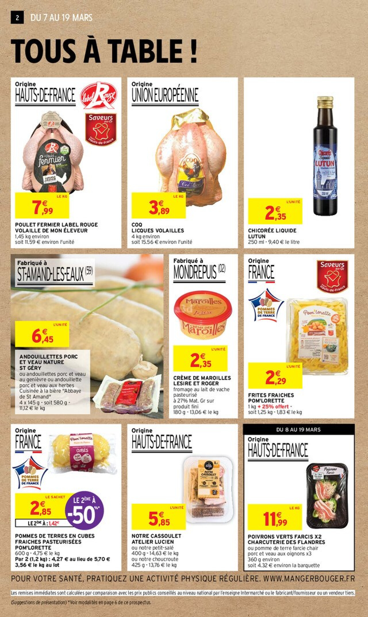 INTERMARCHE EXPRESS - Tous a table