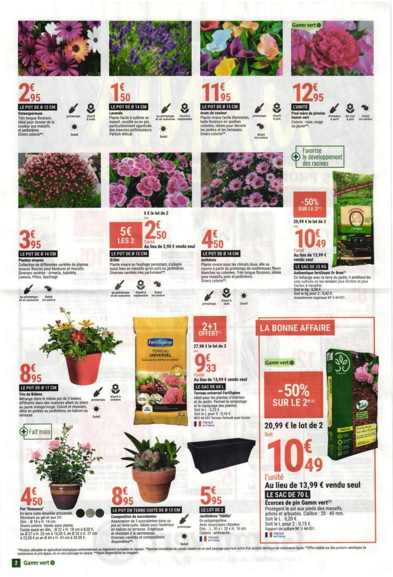 GAMM VERT NATURE - Mania des promotions dans tous les rayons