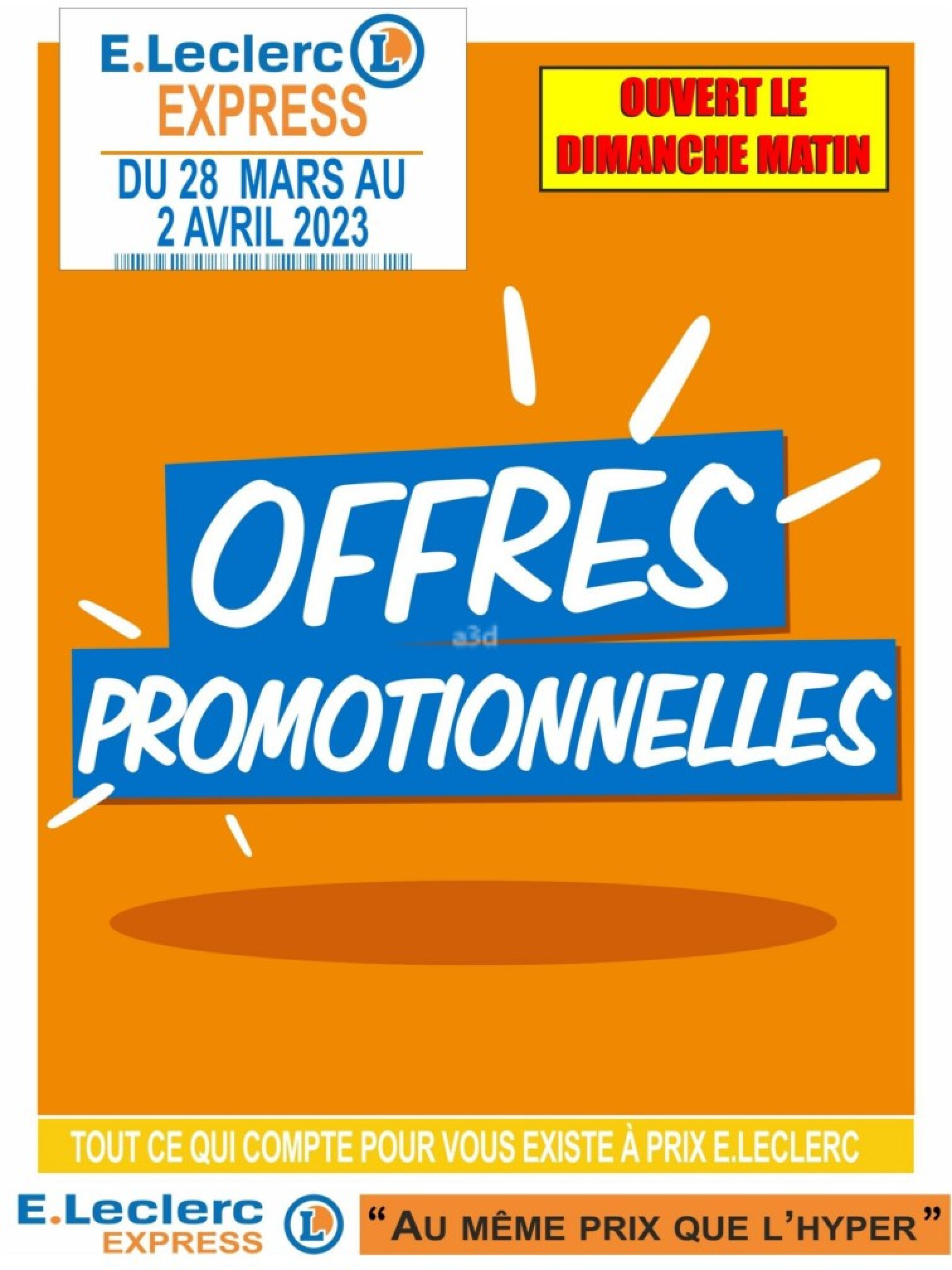 E. LECLERC - Offres promotionnelles