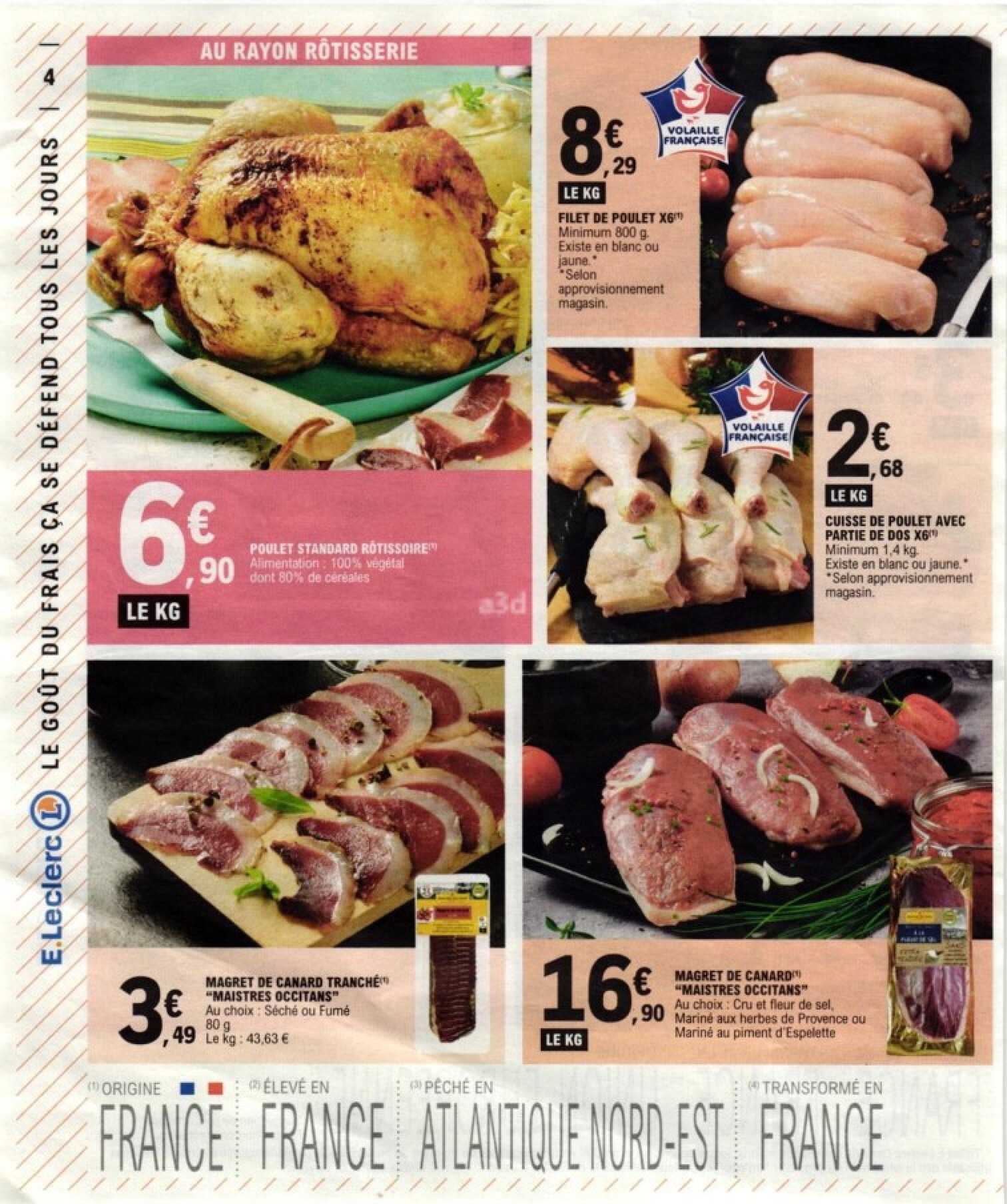 E. LECLERC - Le gout du frais ca se defend tous les jours