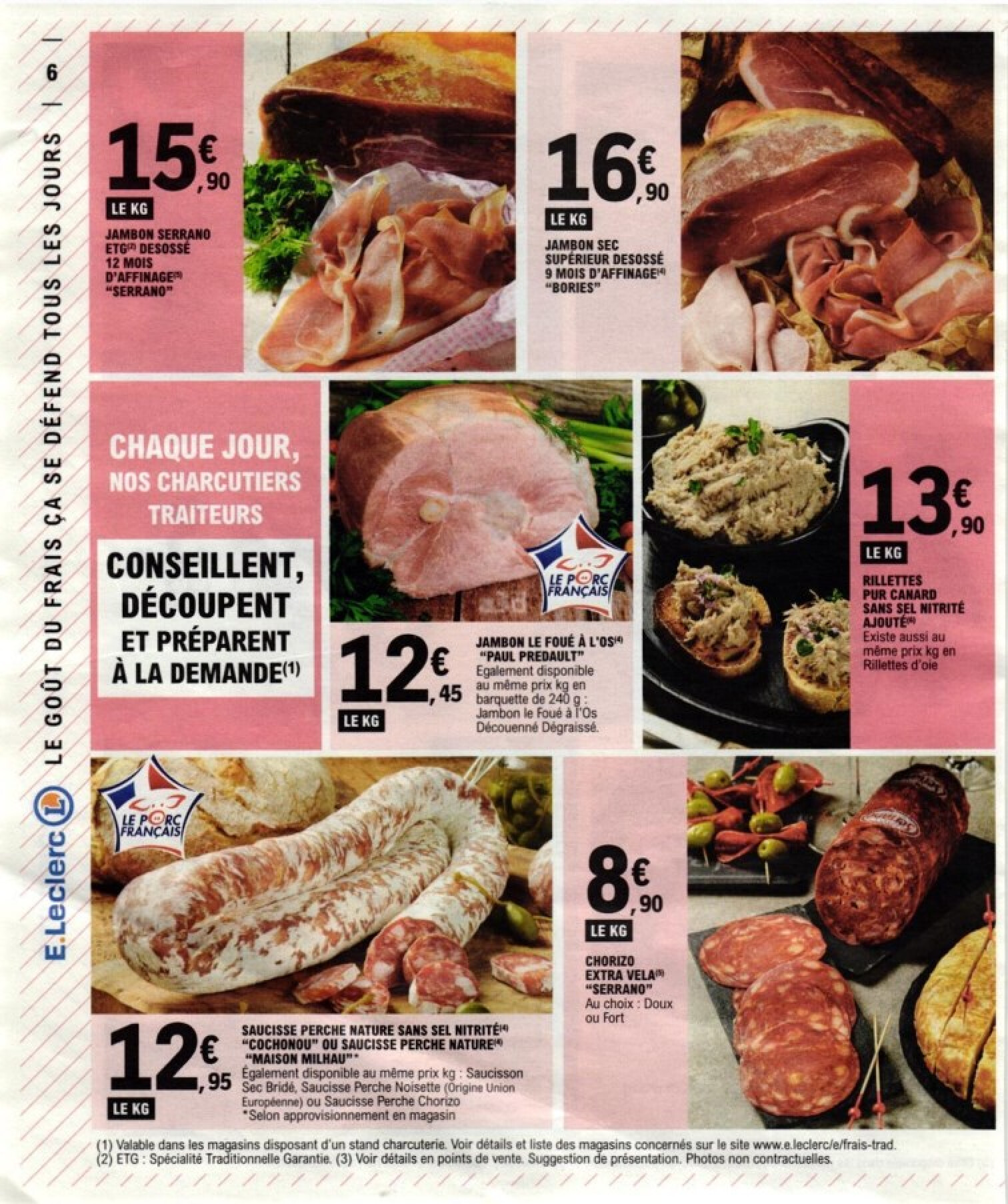 E. LECLERC - Le gout du frais ca se defend tous les jours