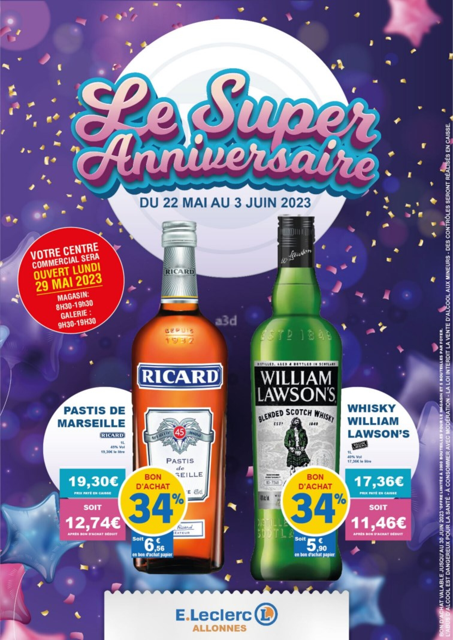 E. LECLERC - Le super anniversaire