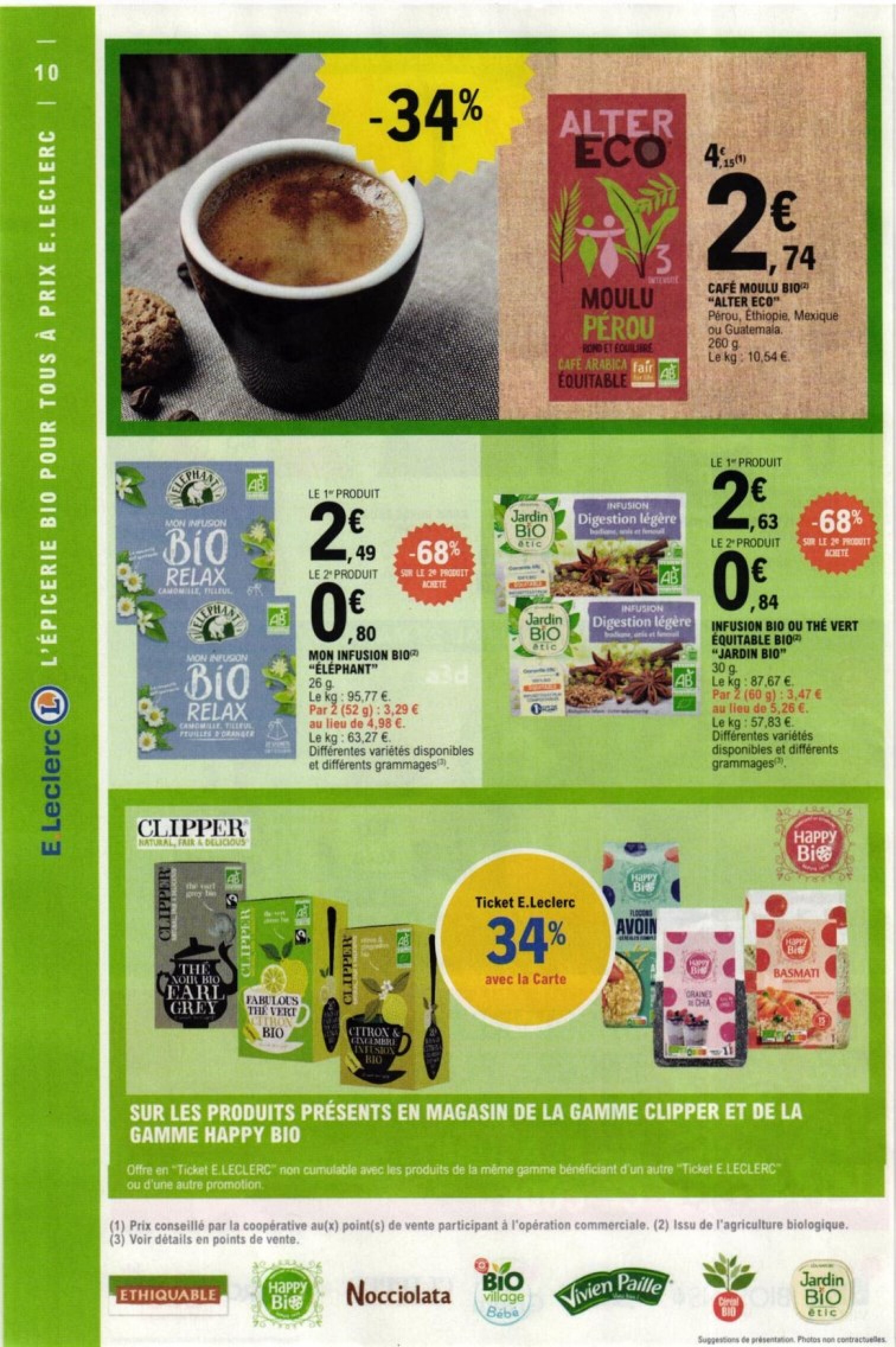 E. LECLERC - Tout le bio a prix e. leclerc