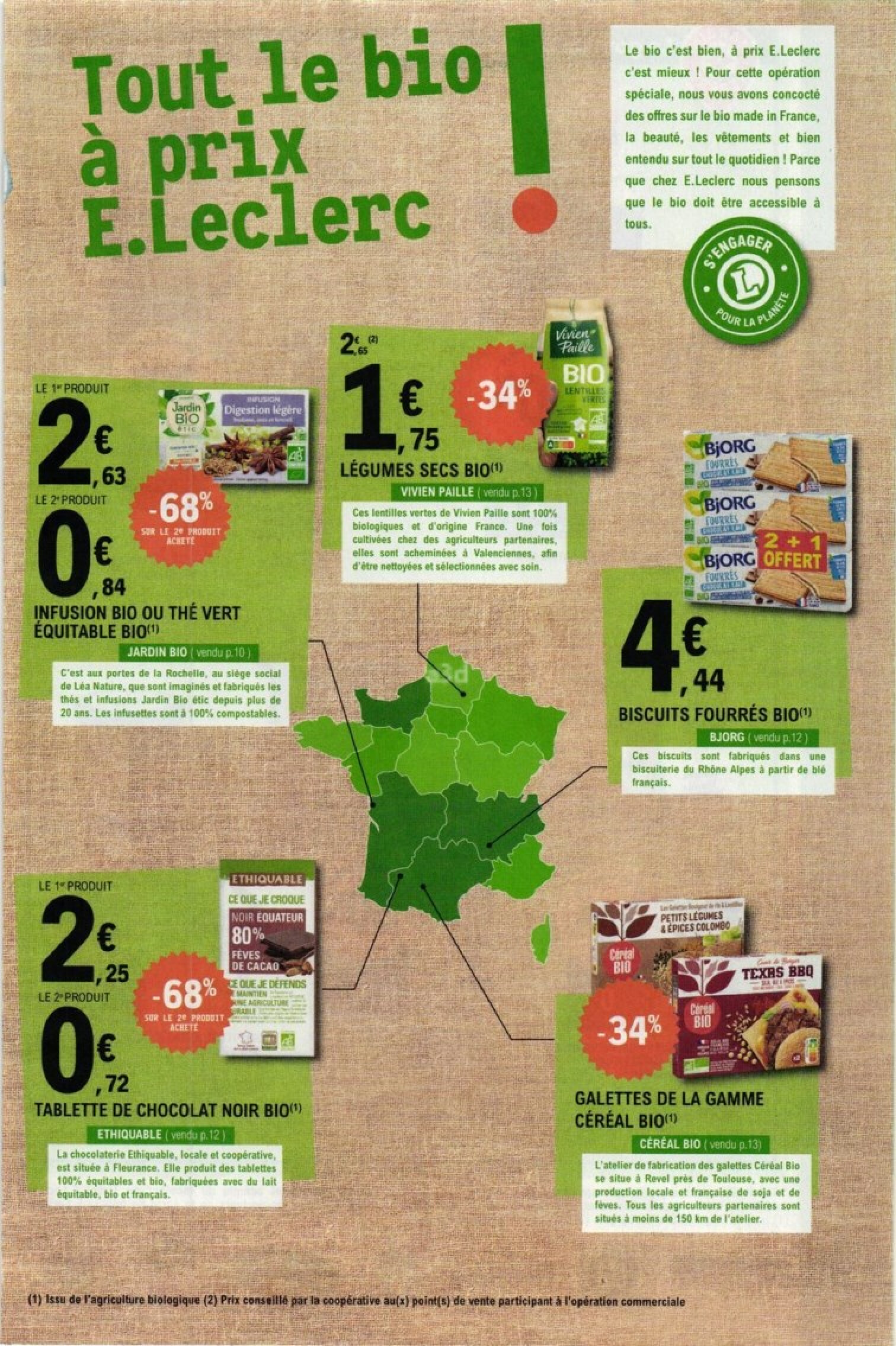 E. LECLERC - Tout le bio a prix e. leclerc