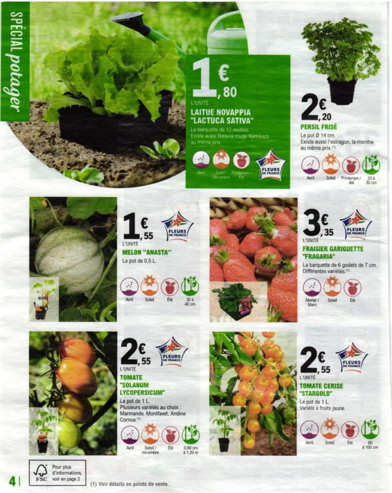 JARDI LECLERC - Le potager prend des couleurs a prix e. leclerc