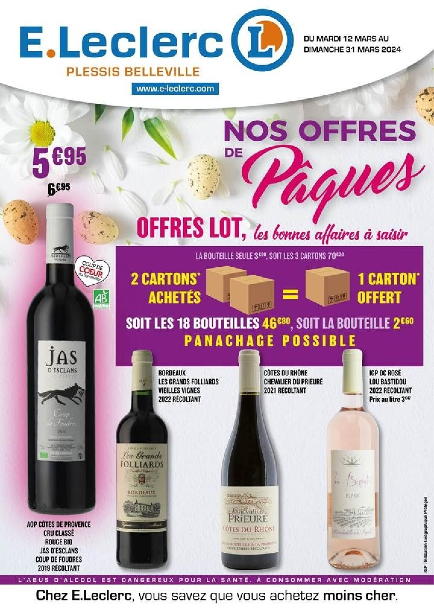 E. LECLERC - Nos offres de paques