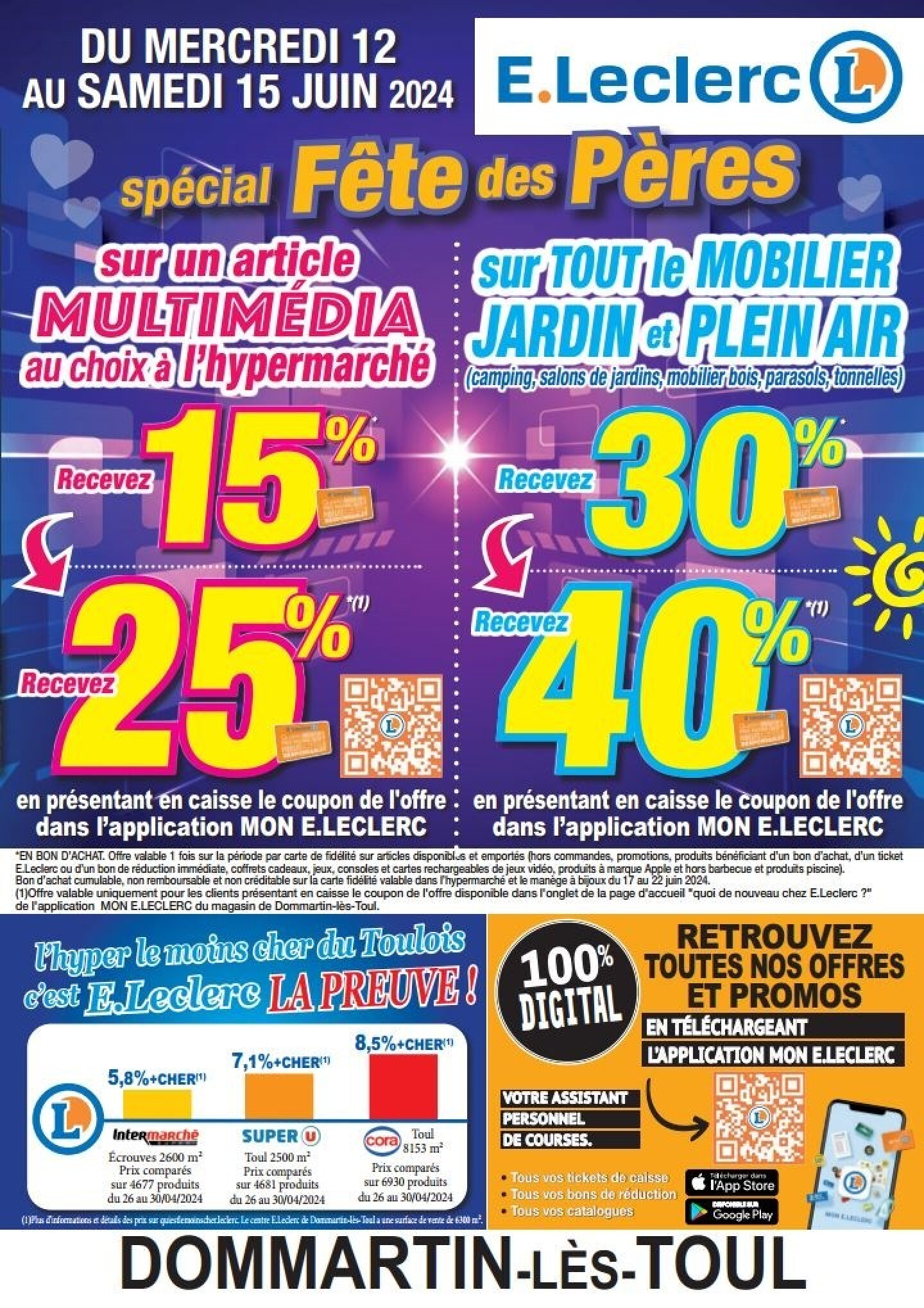 E. LECLERC - Special fete des peres