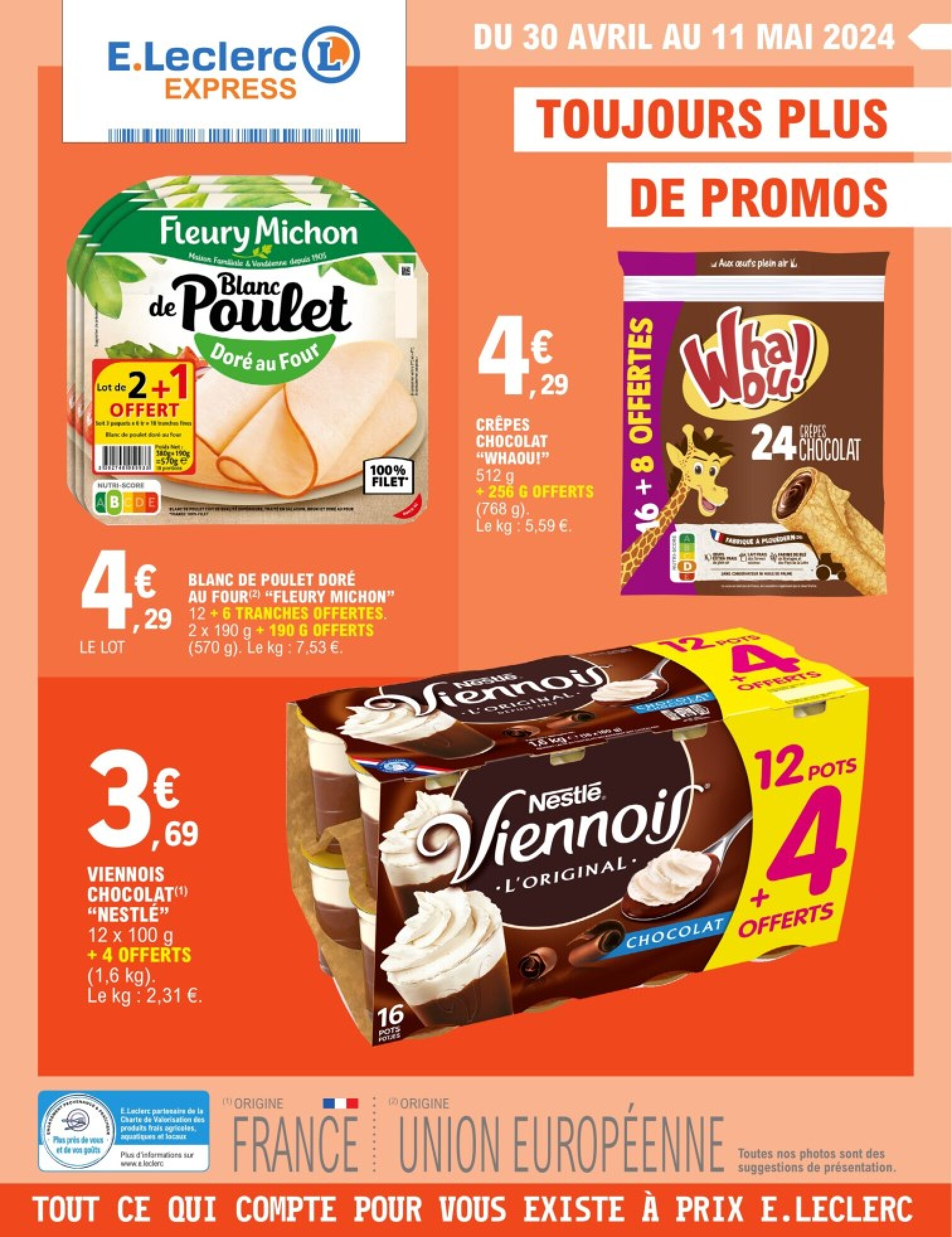 E. LECLERC EXPRESS - Toujours plus de promos