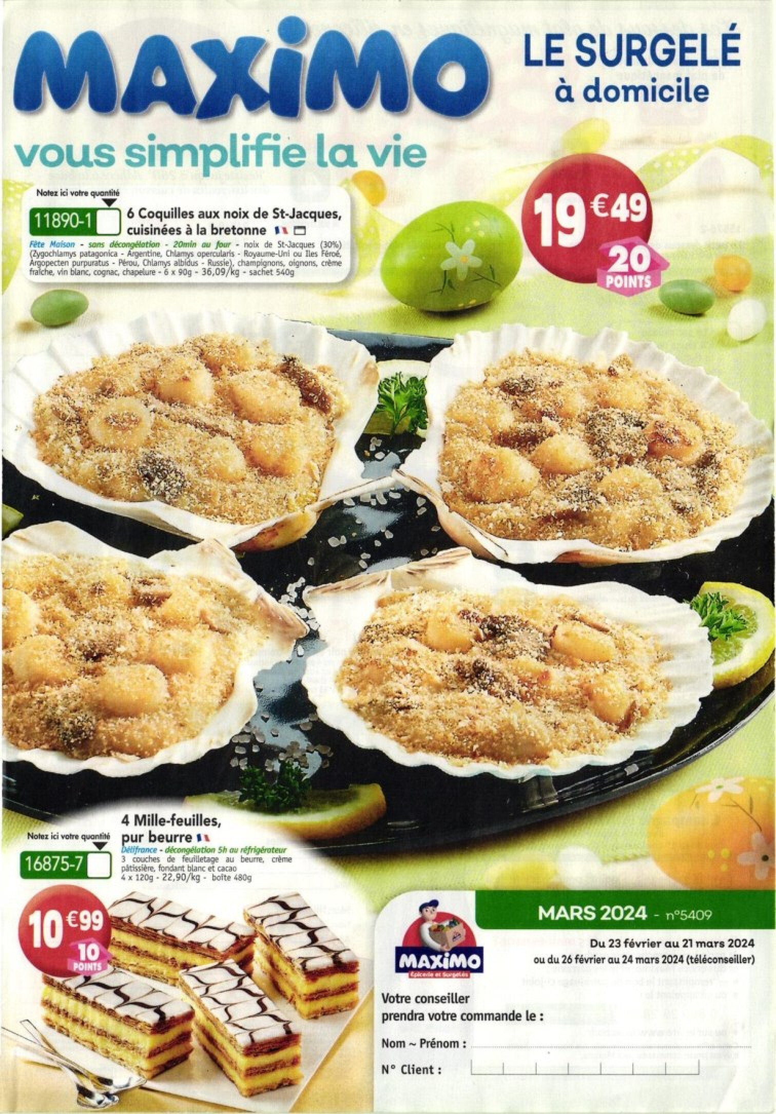 MAXIMO SURGELE - Mars 2024 - n°5409