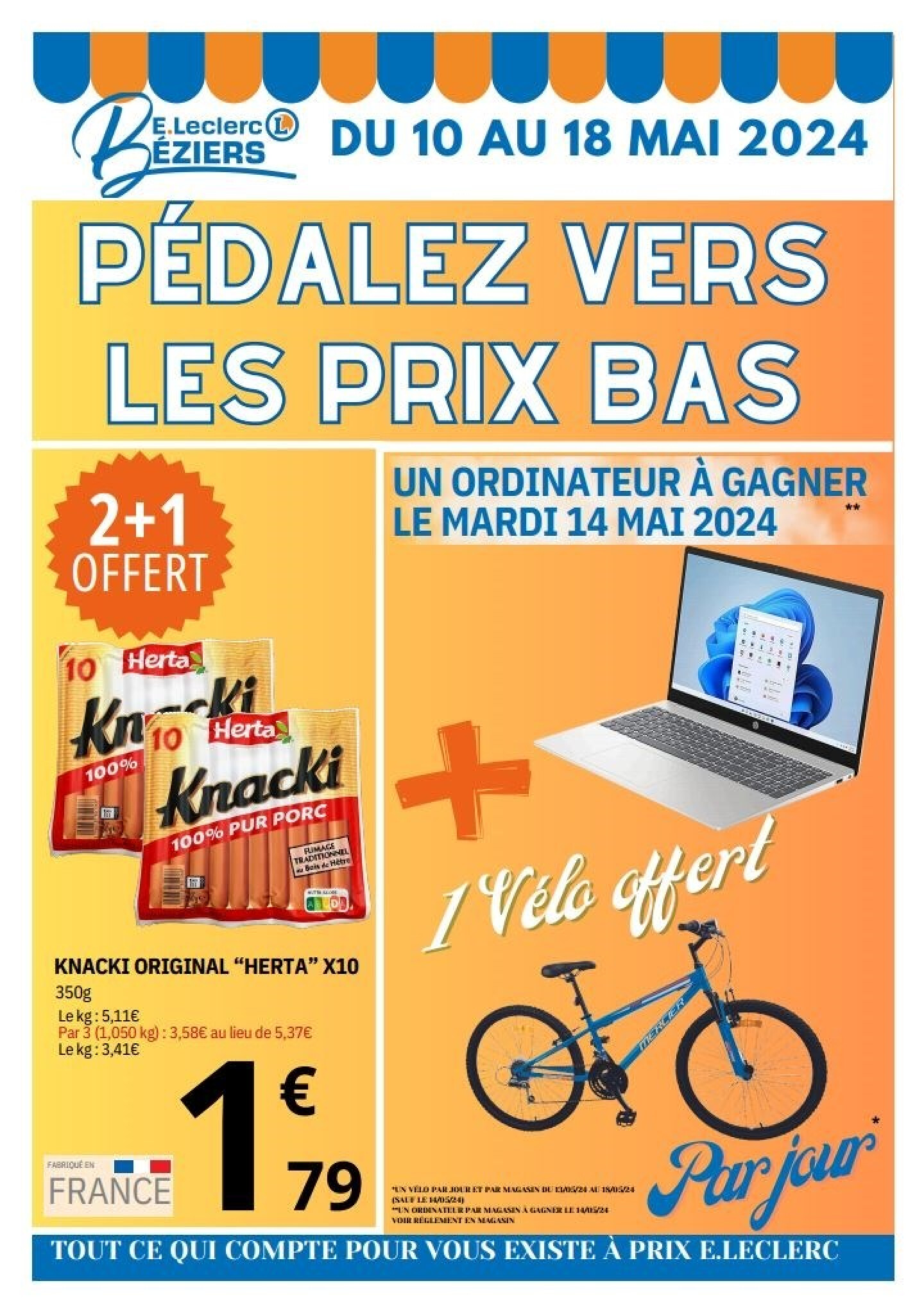 E. LECLERC - Pedalez vers les prix bas