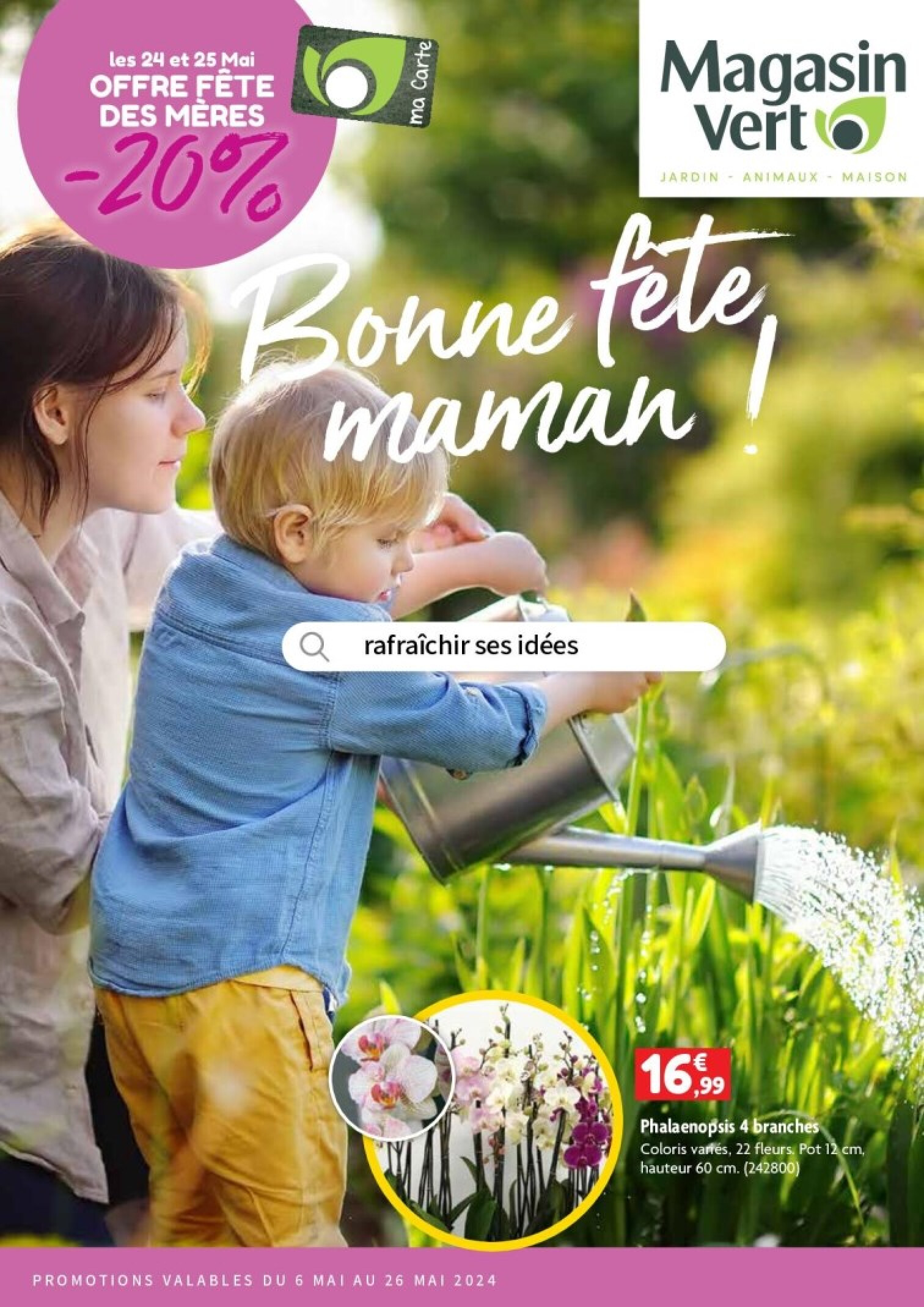 MAGASIN VERT - Bonne fete maman